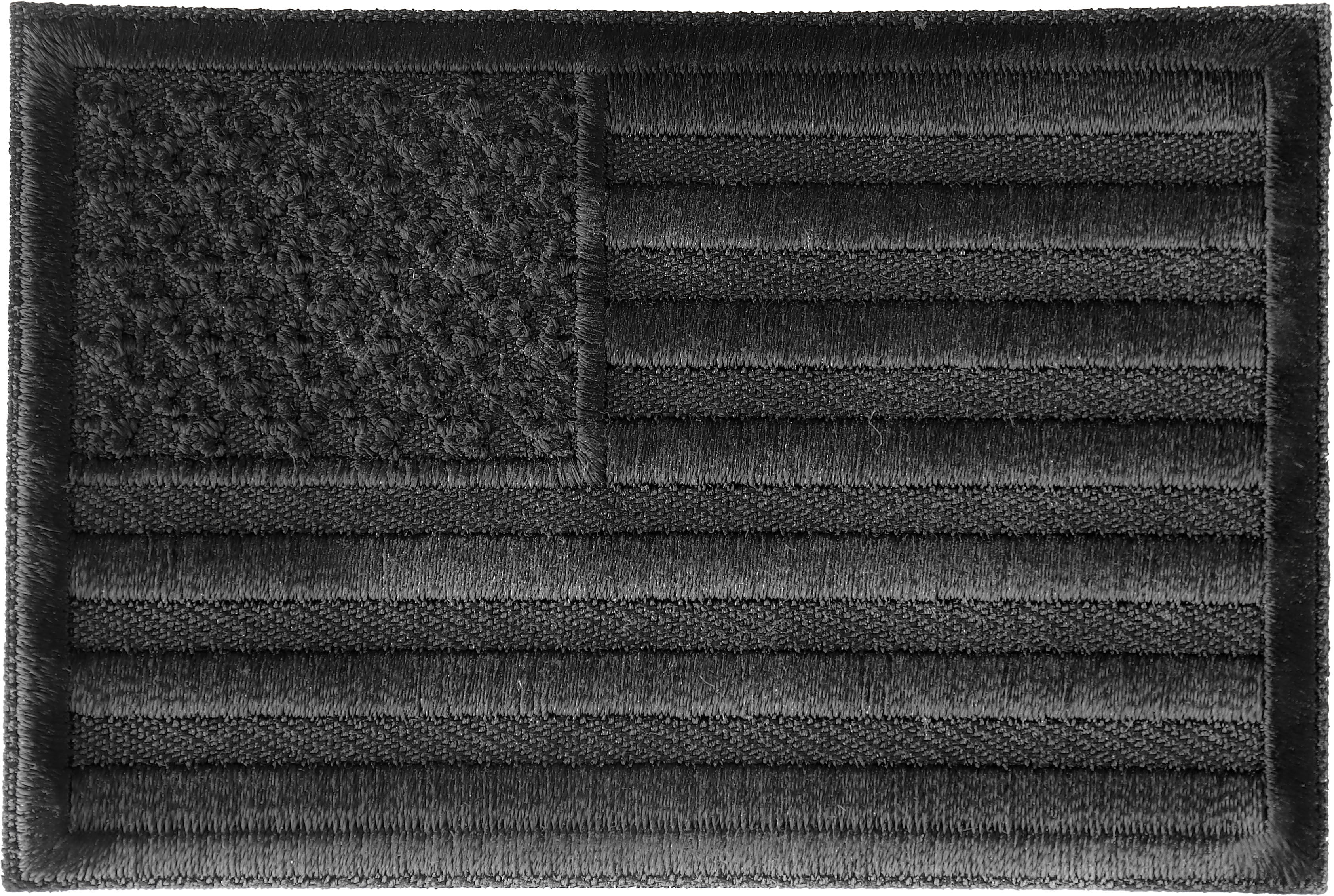 Black American Flag Patch by Ivamis Patches