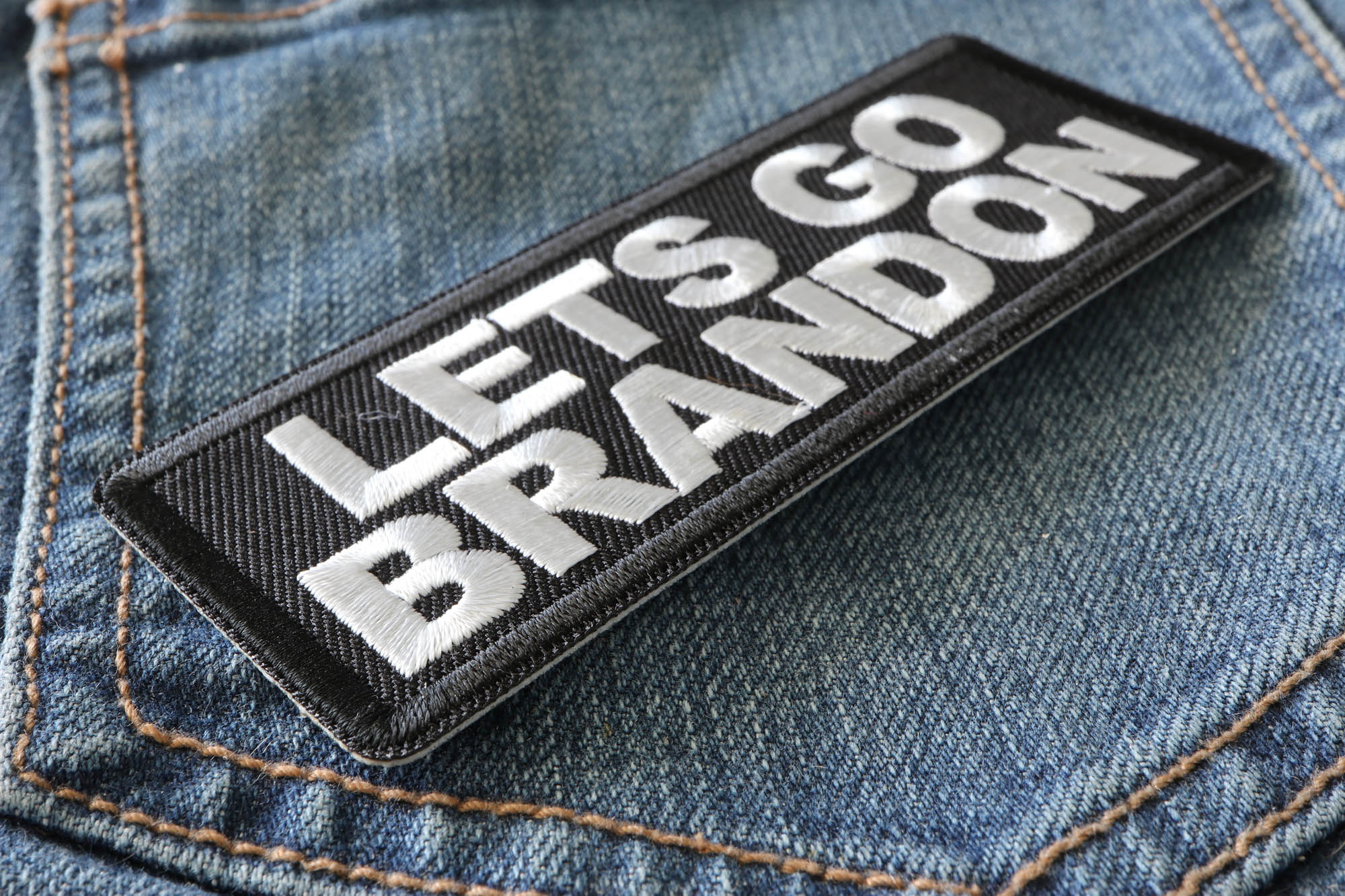 Lets Go Brandon Patch, Patriotic Saying Patches by Ivamis Patches