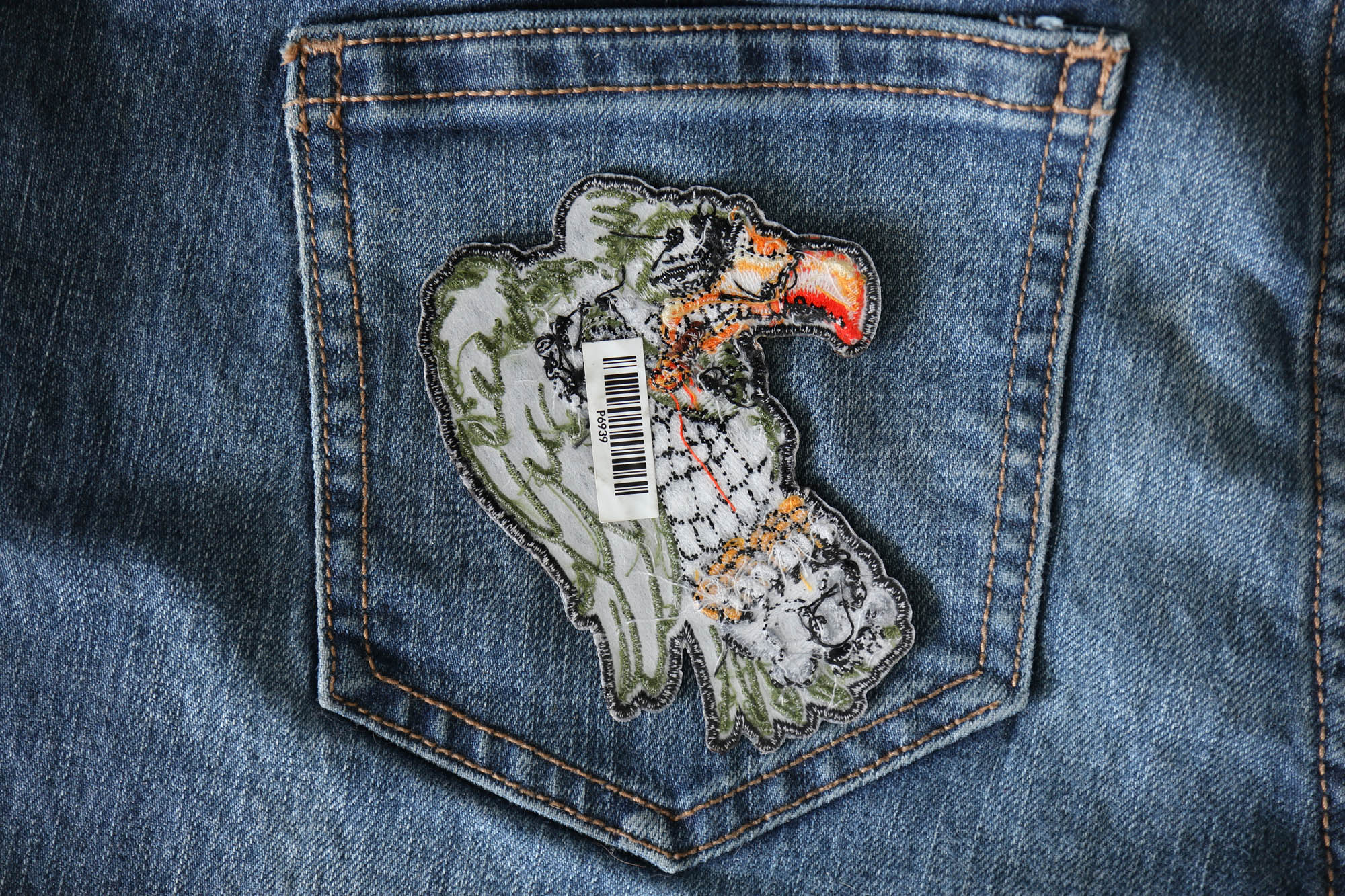 Vulture On Skull Patch - TheCheapPlace