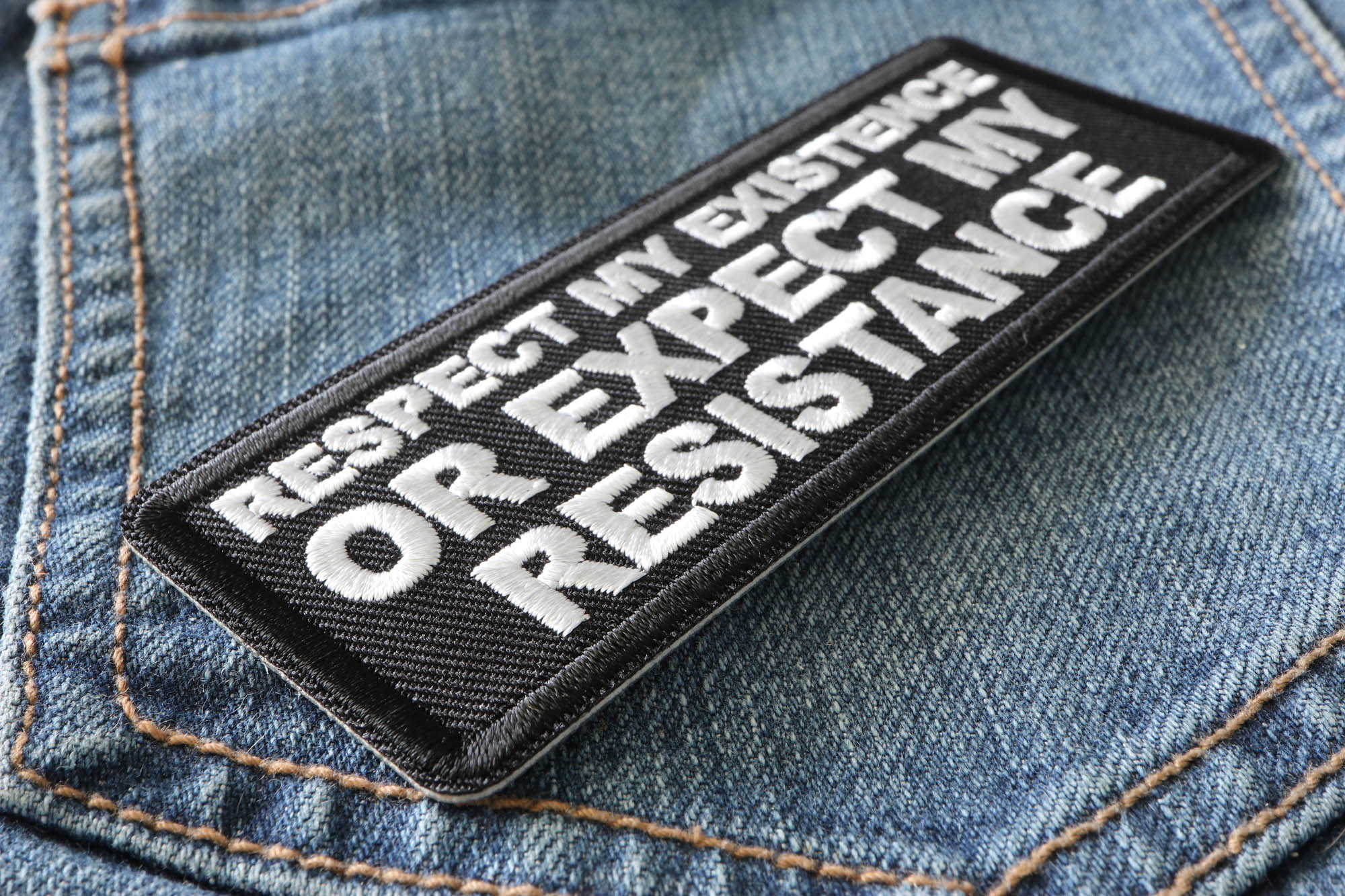 Respect My Existence or Expect My Resistance Patch, Morale Patches, Sew ...