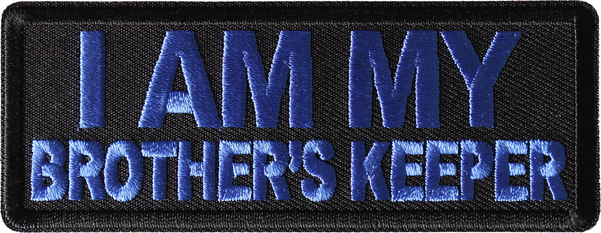 I am My Brother's Keep Patch Blue by Ivamis Patches