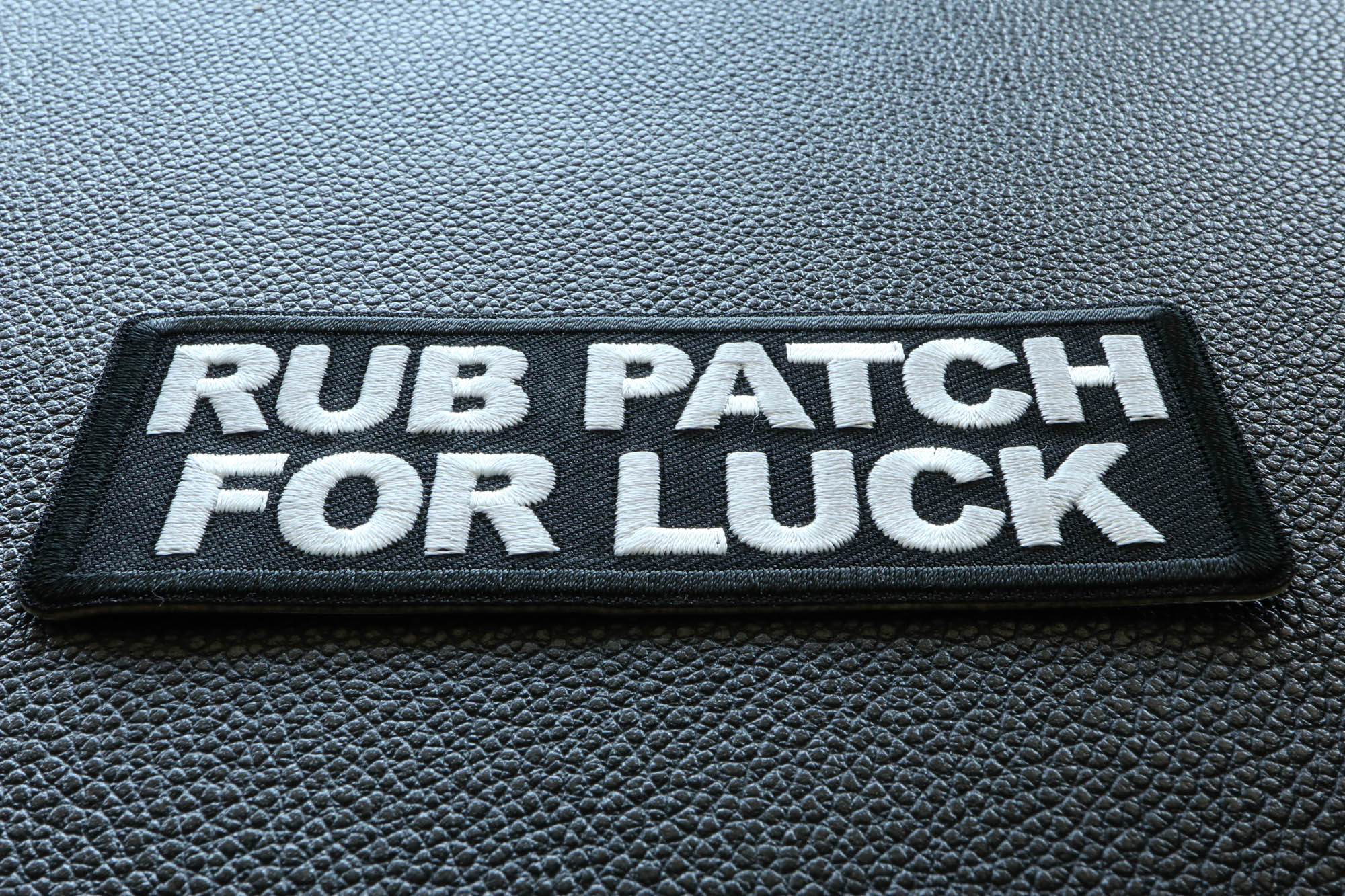 Rub Patch For Luck Patch - Biker Saying Patches by Ivamis Patches