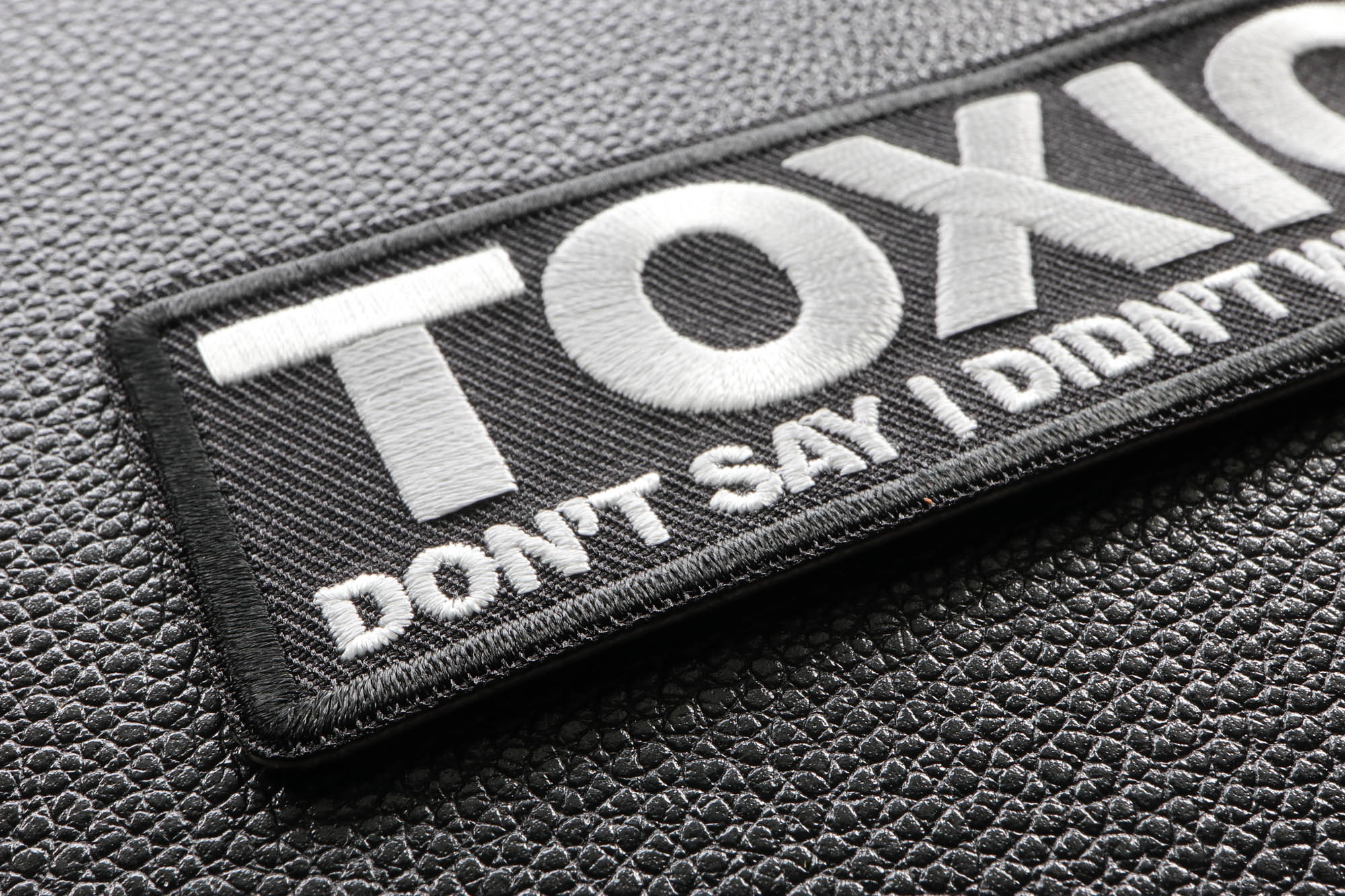 Toxic Don't Say I didn't Warn Ya Patch, Funny Saying Patches, Sew or ...