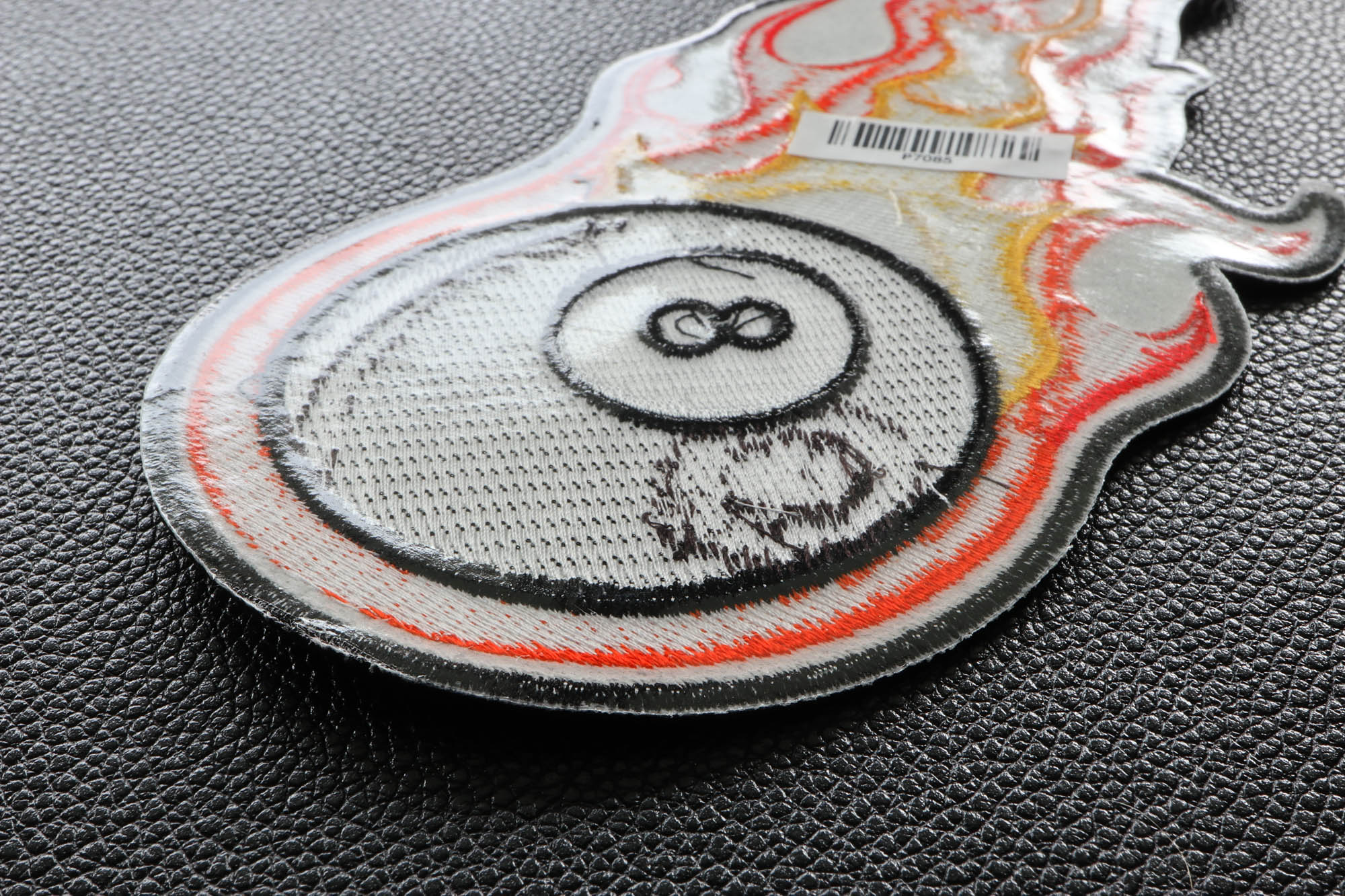 Flaming 8 Ball Iron on patch - TheCheapPlace