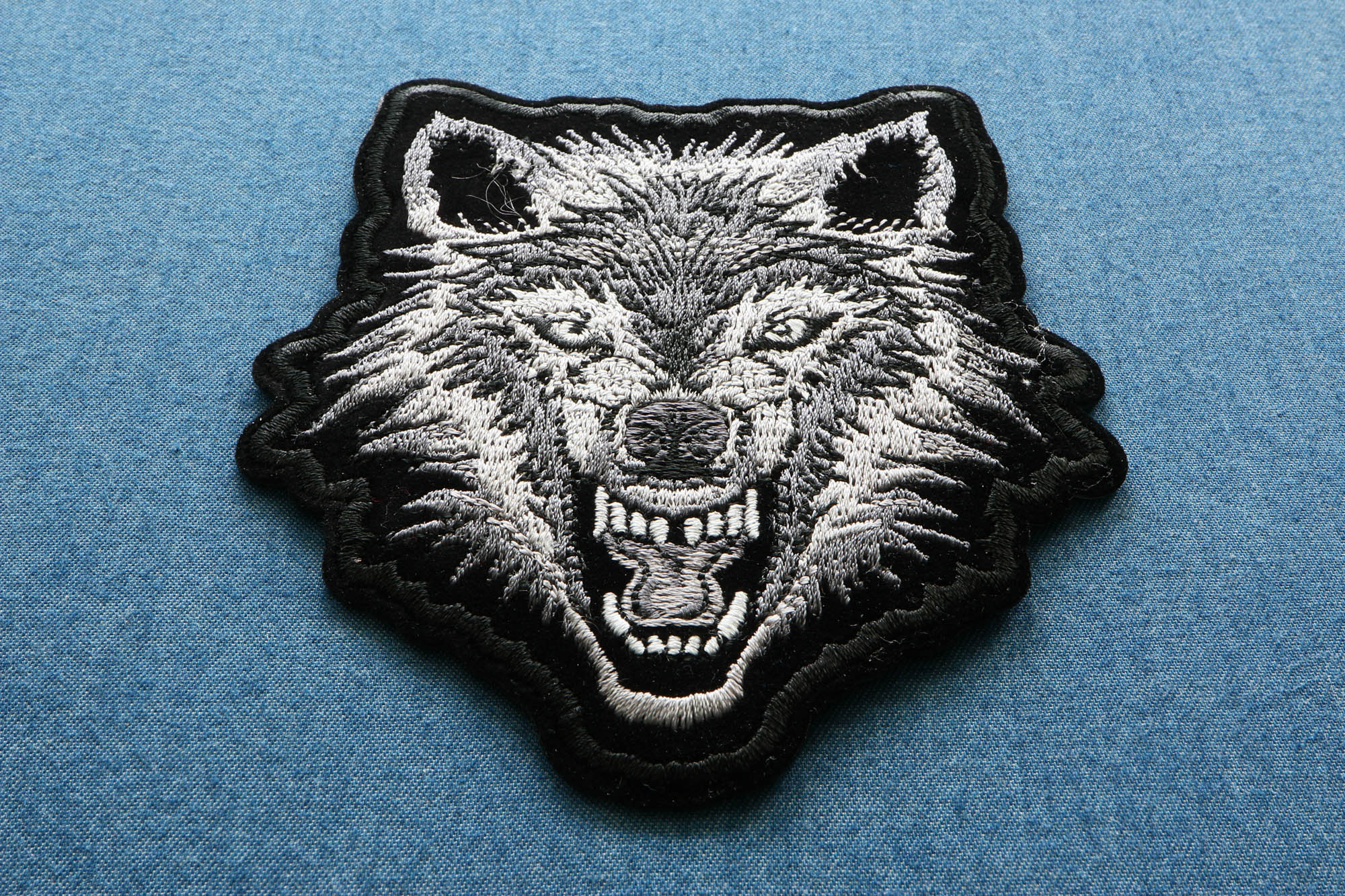 Snarling Wolf Patch by Ivamis Patches