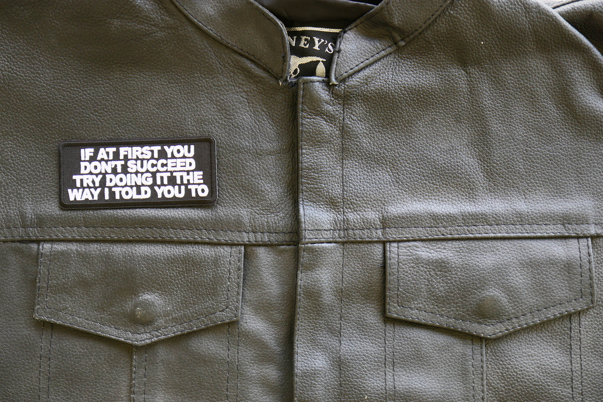 If at first you don't Succeed Try Doing it the Way I told you to Patch ...