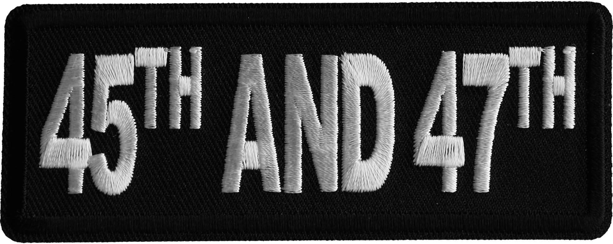 45th and 47th Iron on Patch - Iron on Patriotic Patches by Ivamis Patches