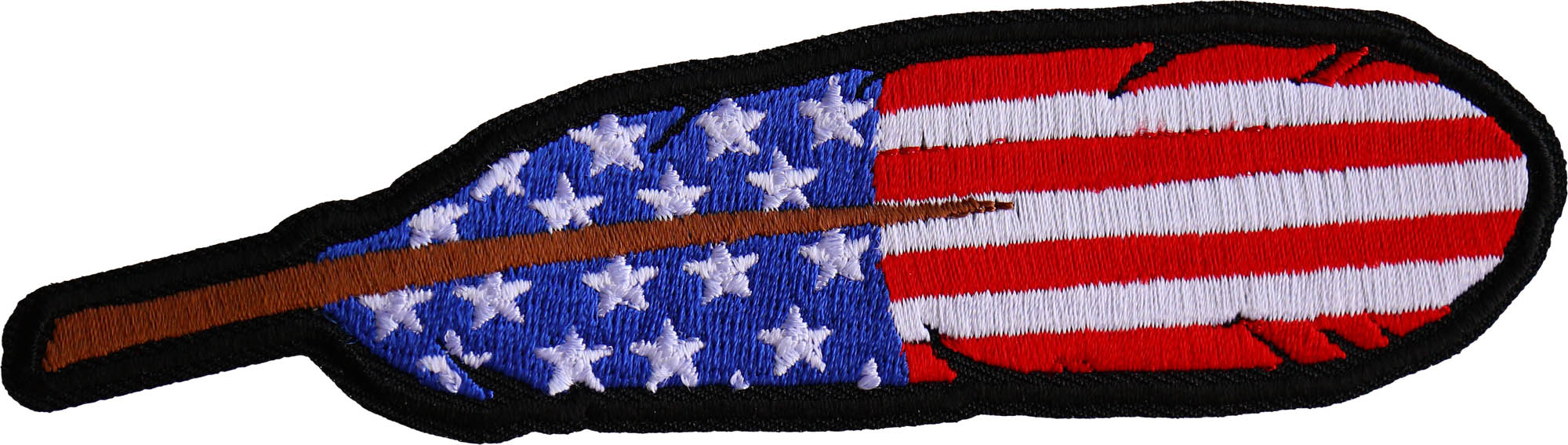 American Flag Feather Patch by Ivamis Patches