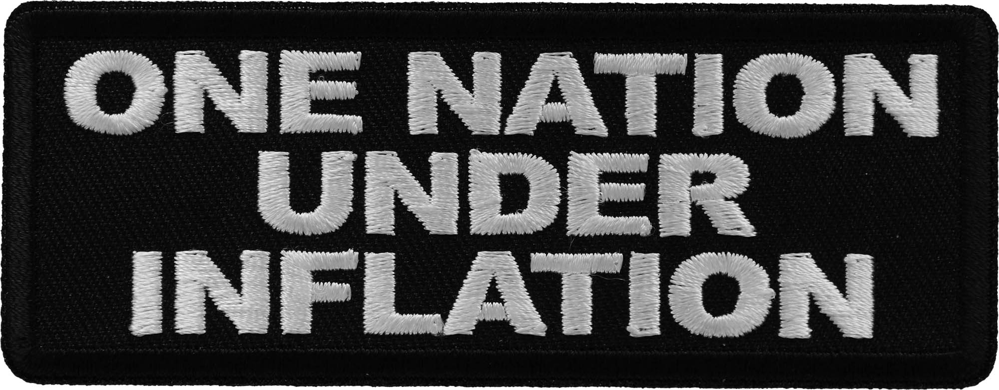 One Nation Under Inflation Patch, Funny Saying Patches, Sew or Iron on ...