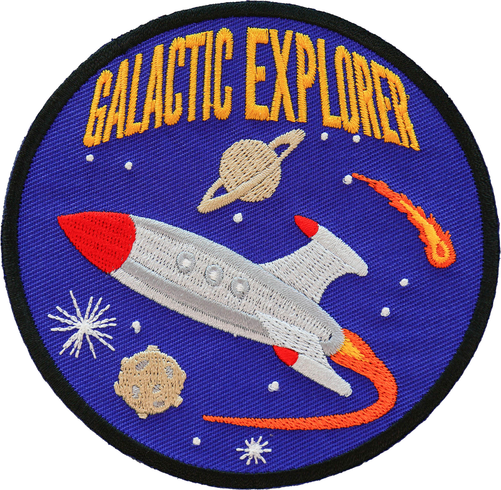 Galactic Explorer Patch - Iron on Novelty Patches by Ivamis Patches