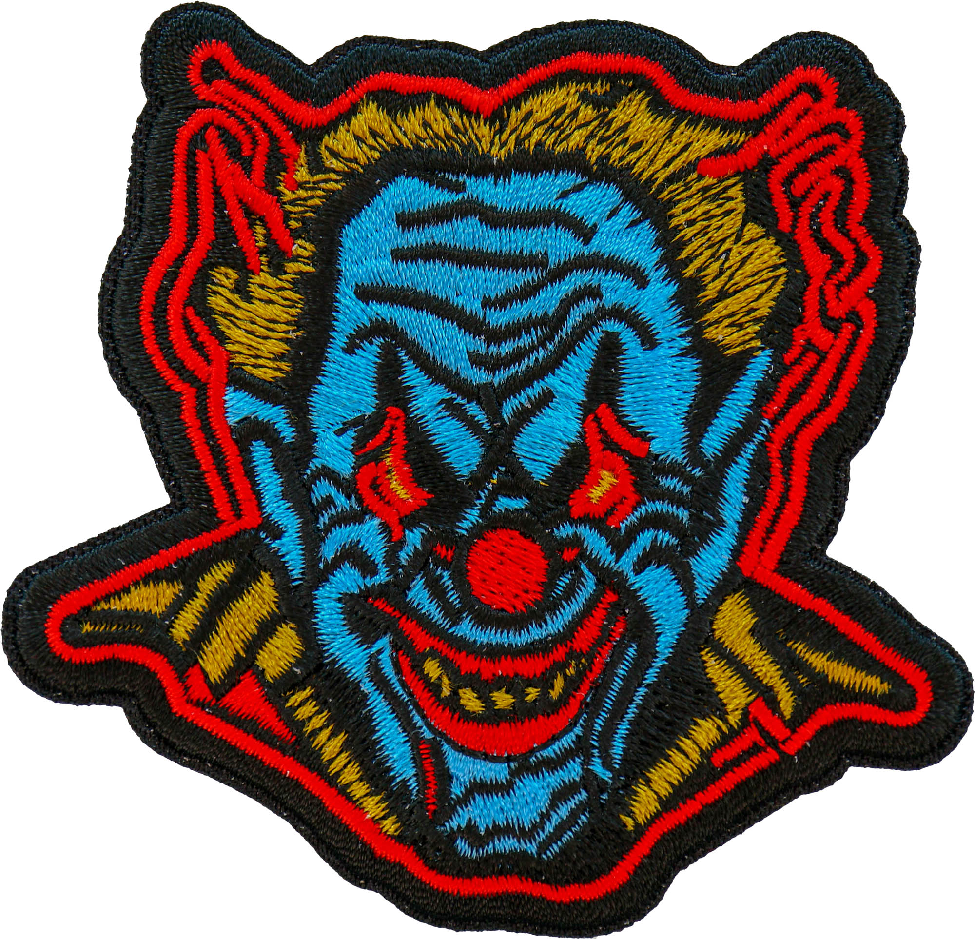Psycho Clown Patch - Iron on Novelty Patches by Ivamis Patches