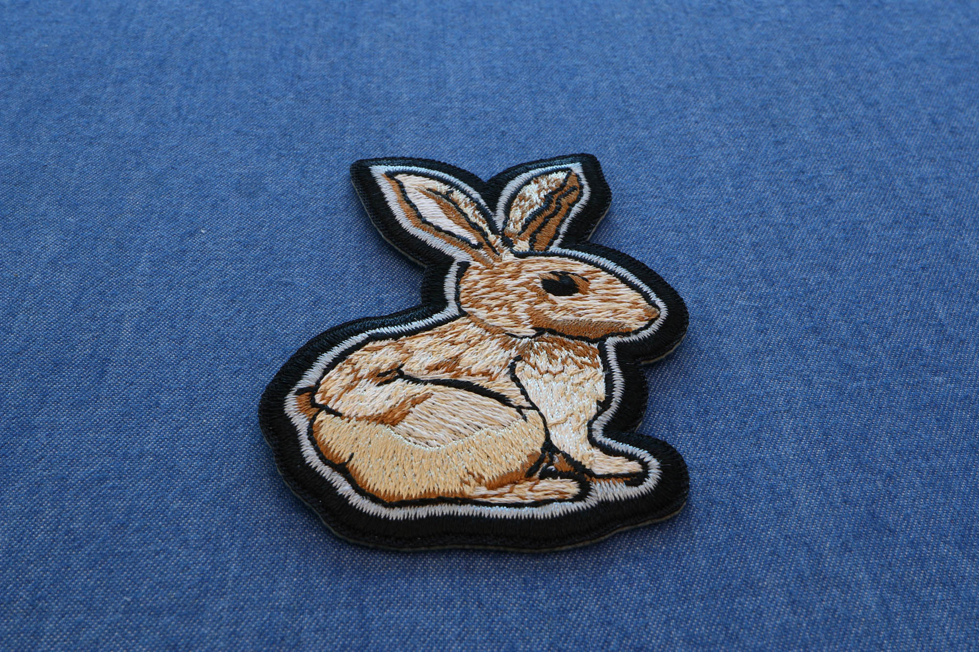 Rabbit Iron on Patch by Ivamis Patches