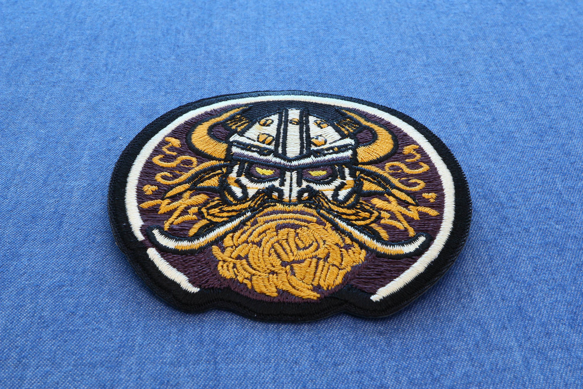 Viking Warrior Iron on Patch - Biker Patches for Vests by Ivamis Patches