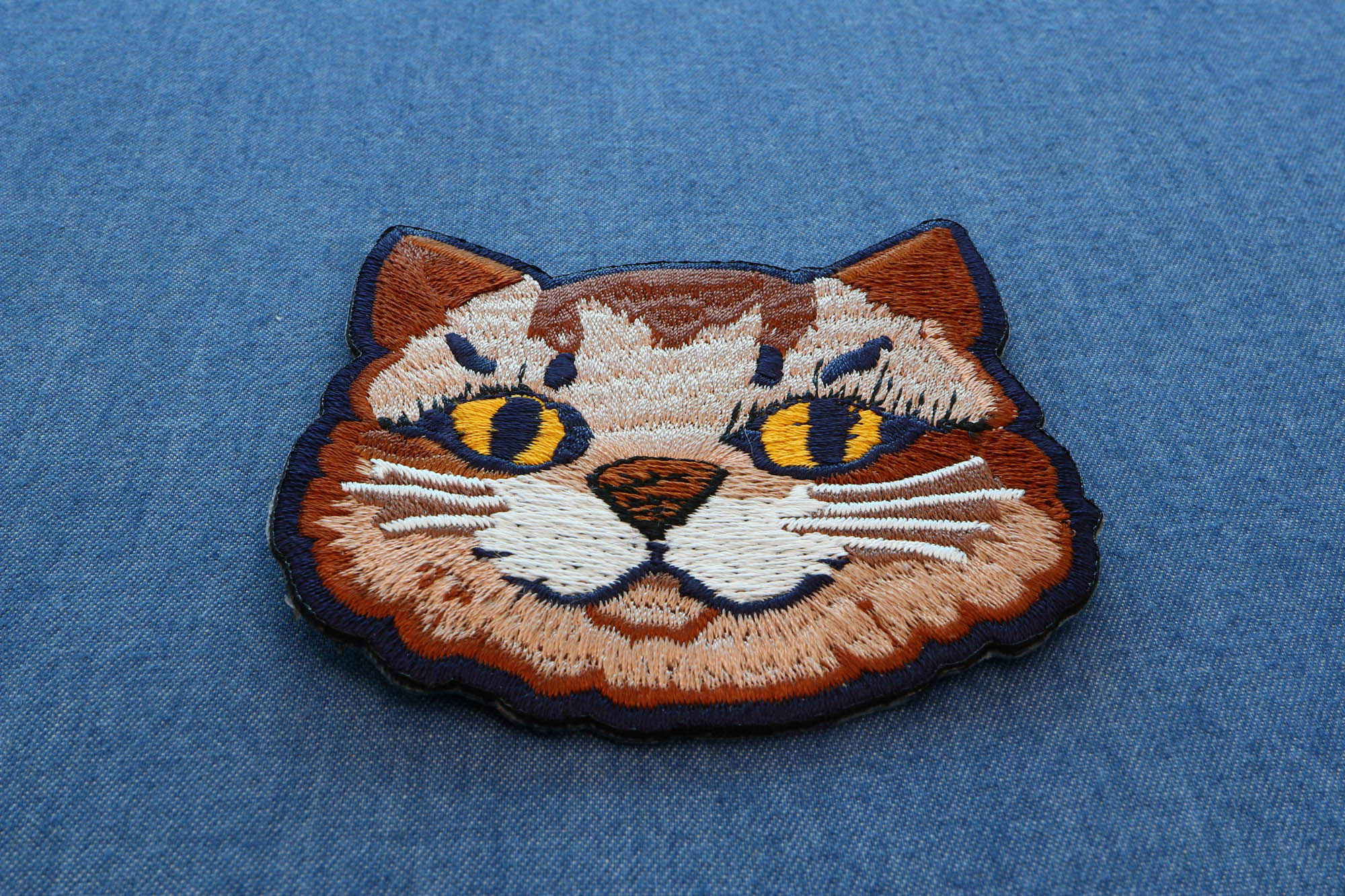 Mister Cat Iron on Patch by Ivamis Patches