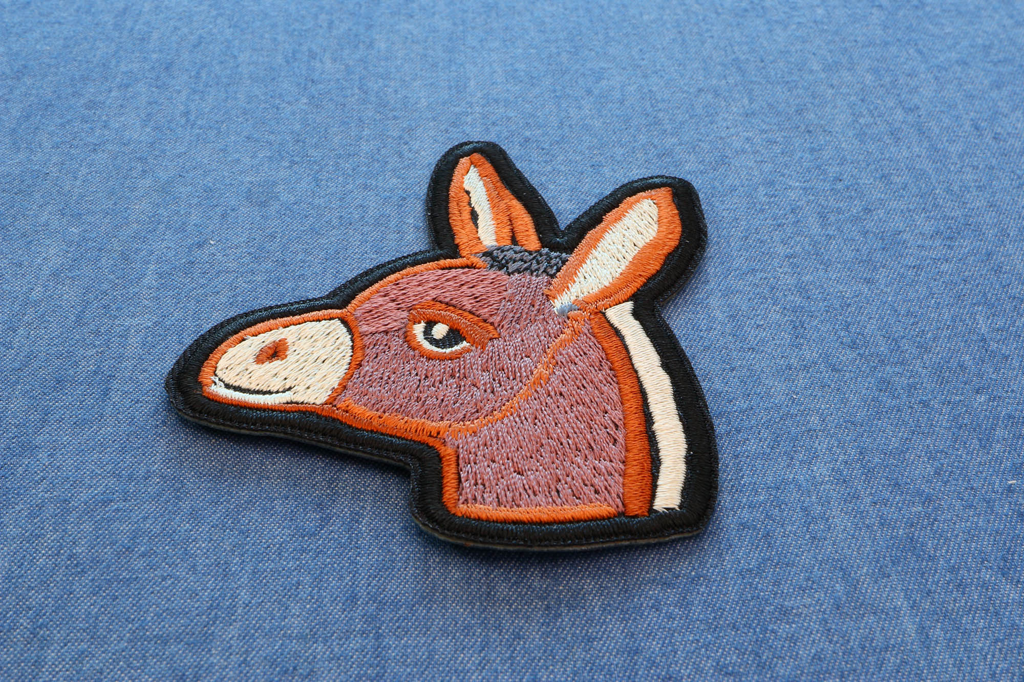 Baby Donkey Iron on Patch by Ivamis Patches