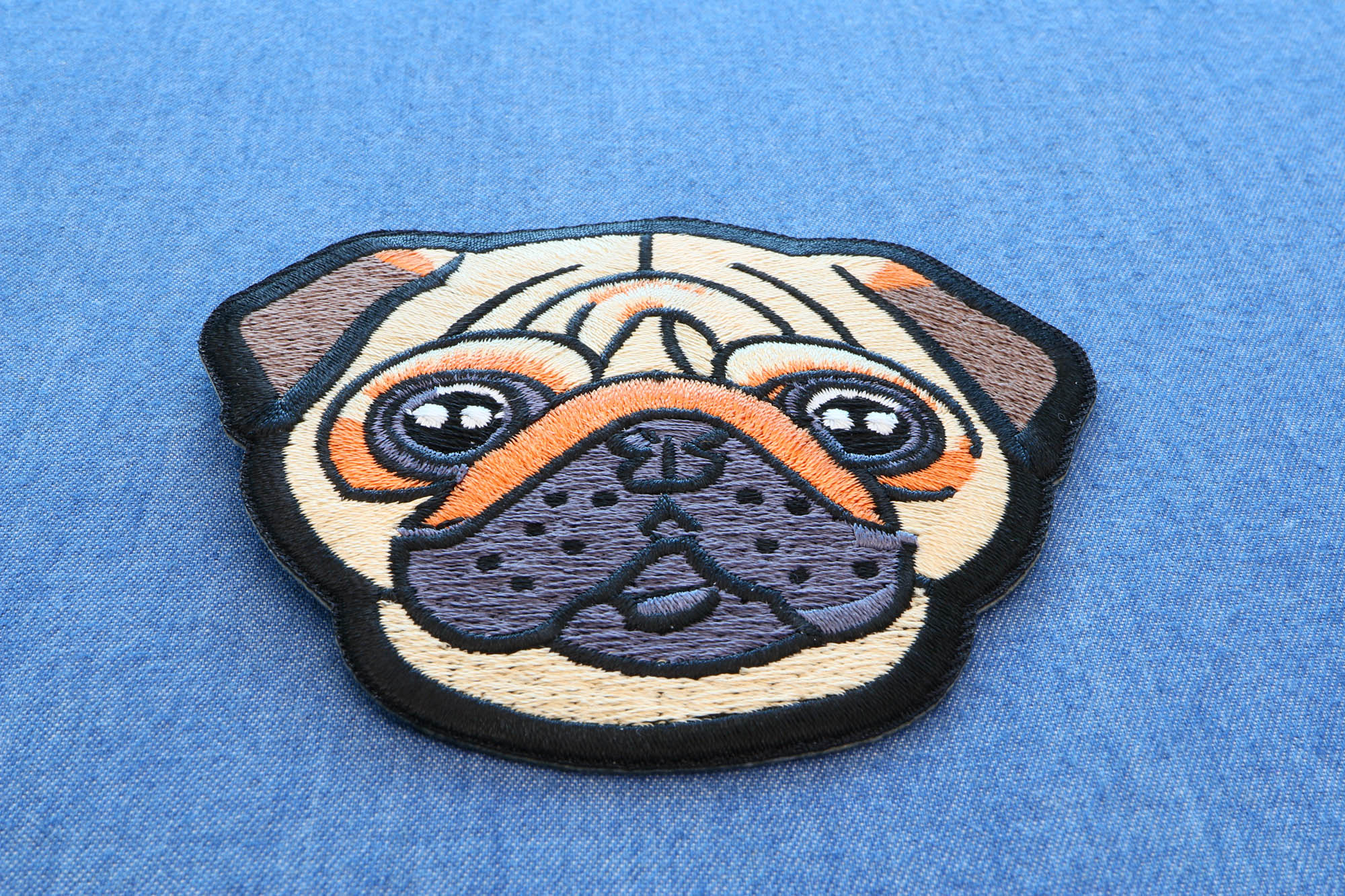 Sweet Pug Iron on Patch by Ivamis Patches