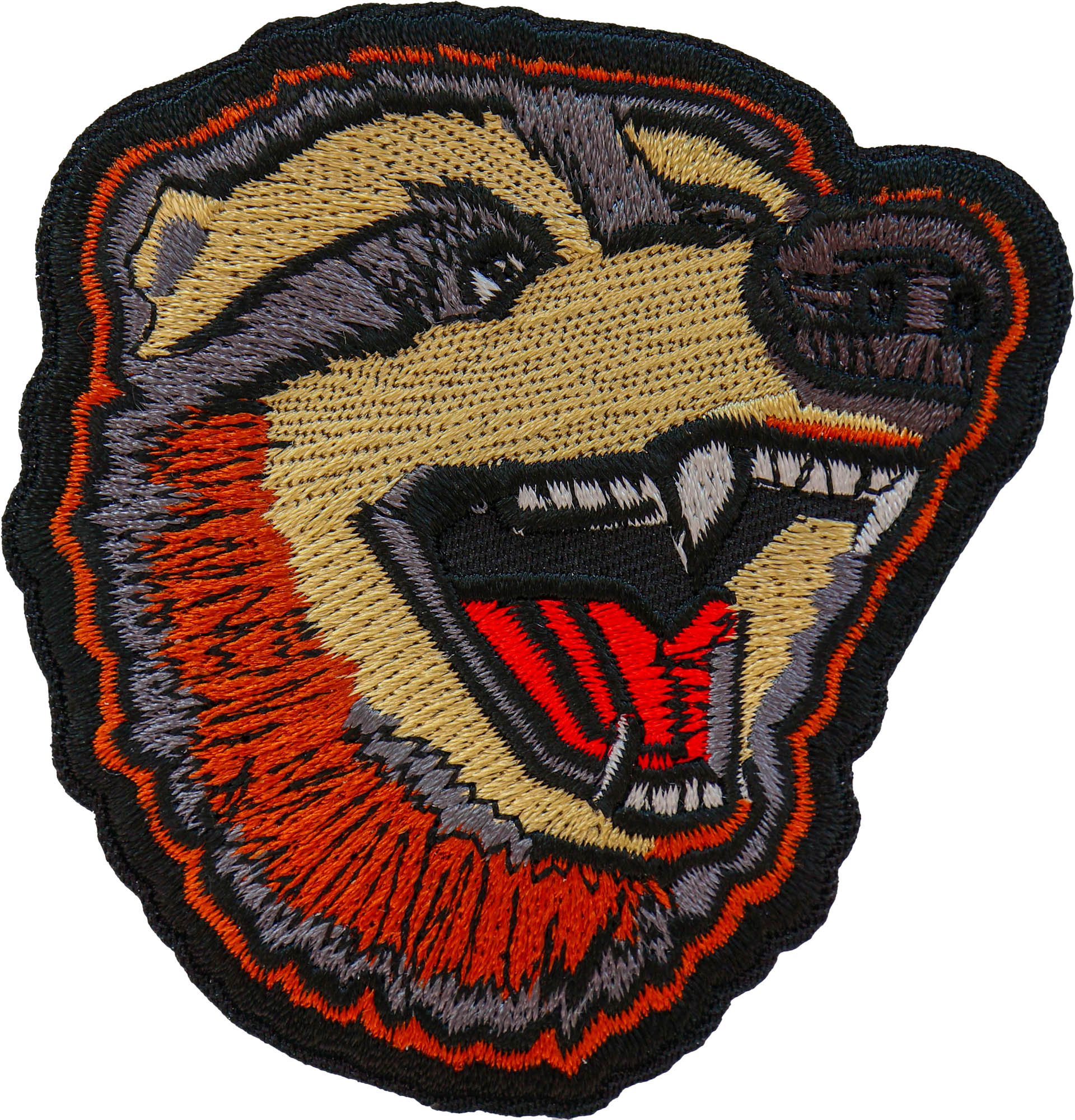 Funny Hyena Iron on Patch by Ivamis Patches