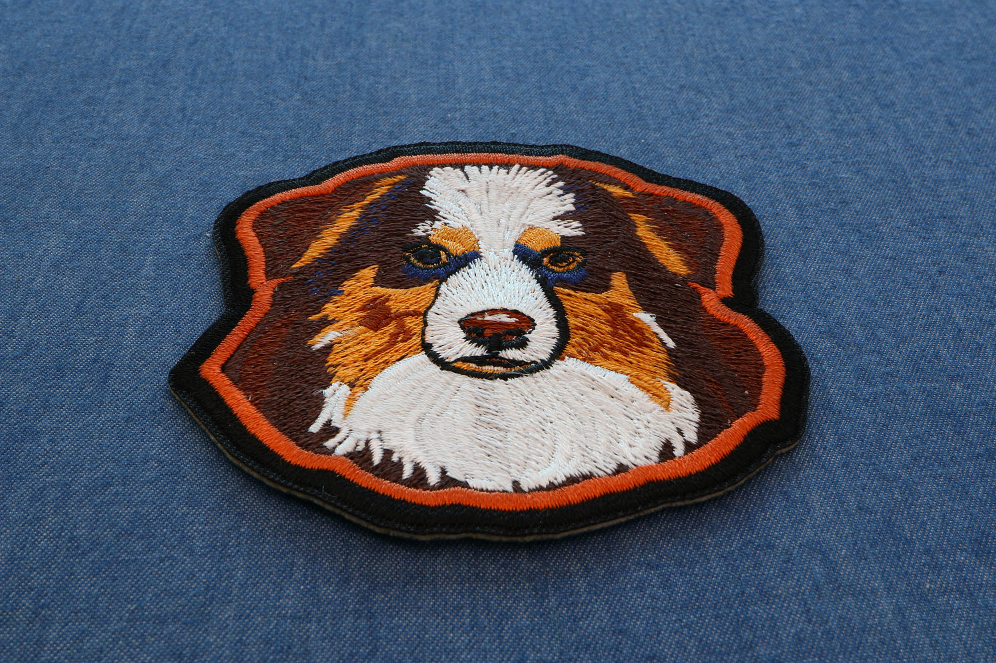 Australian Shepard Dog Iron on Patch by Ivamis Patches