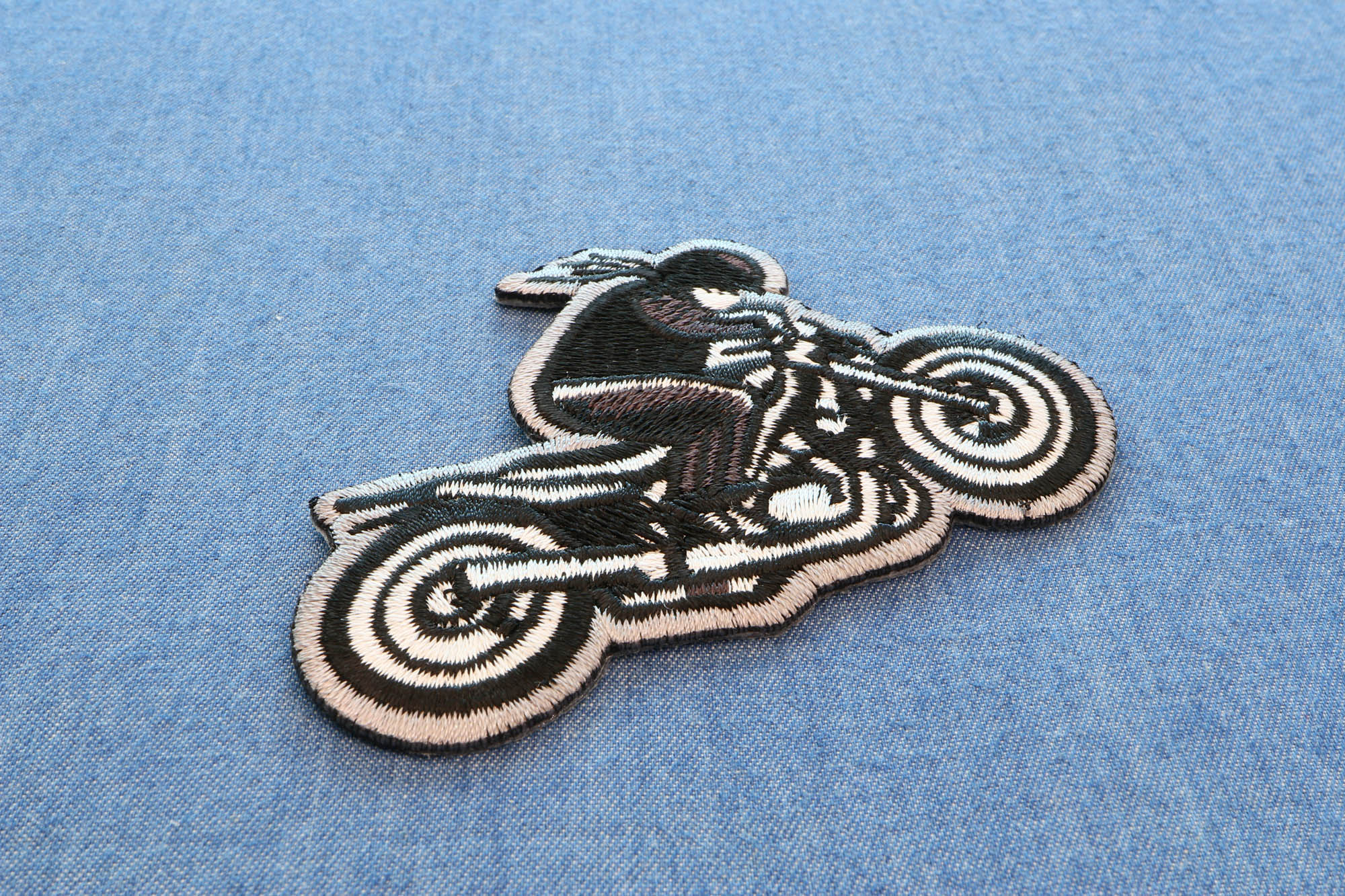 Biker Wheeley Patch, Biker Vest Patches, Sew or Iron on Patch by Ivamis ...