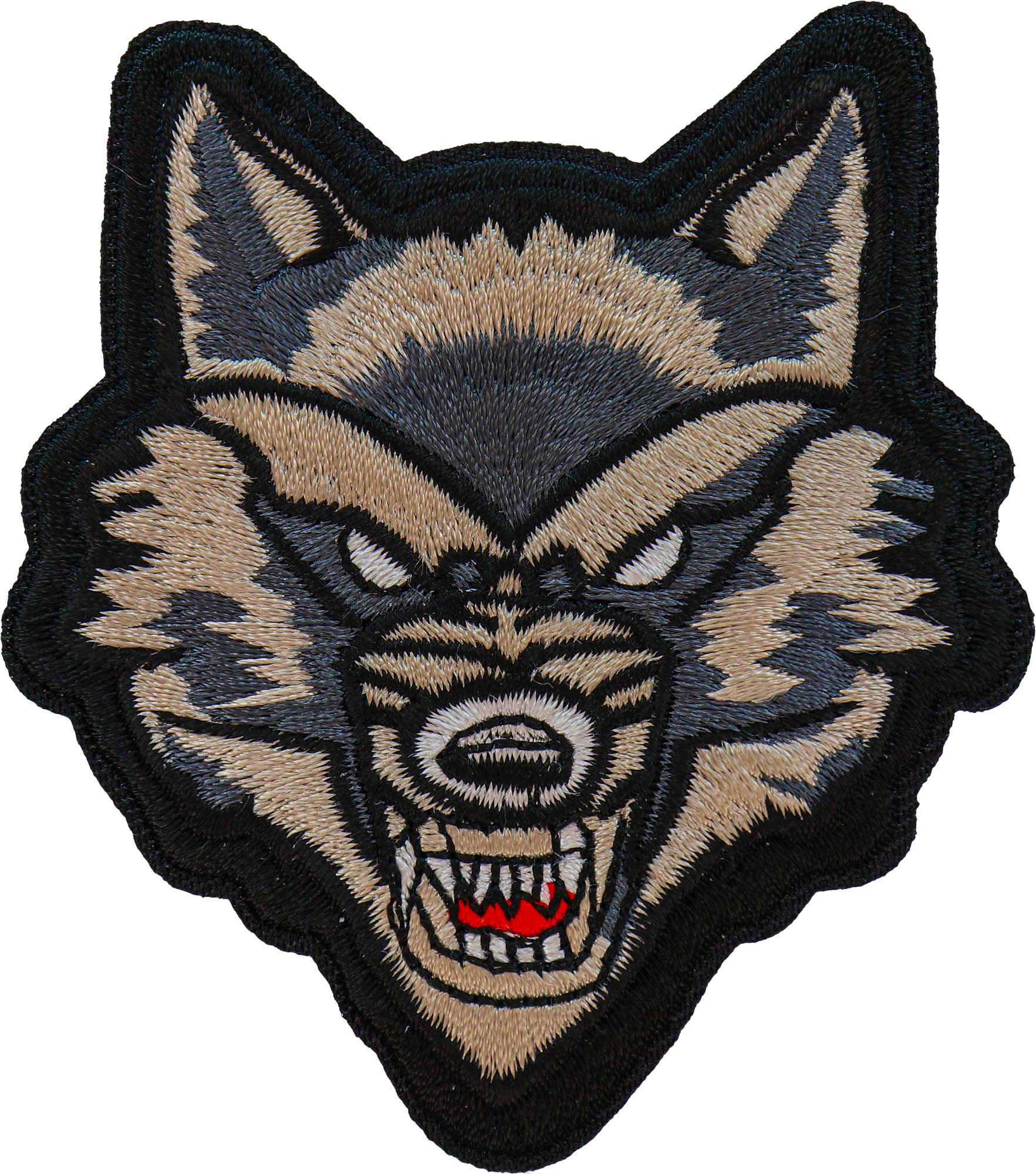 Mean Wolf Iron on Patch by Ivamis Patches