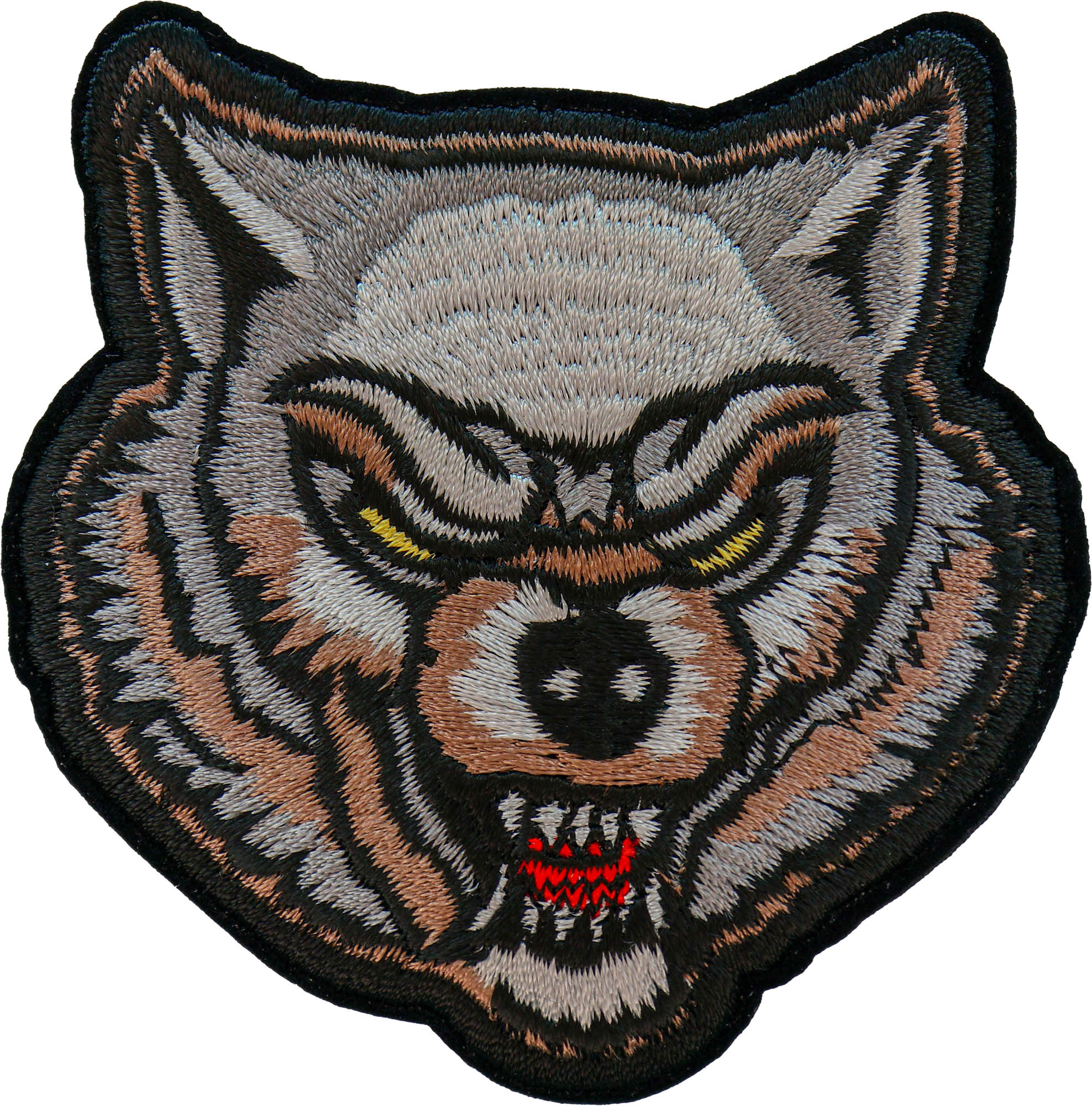 Scary Wolf Iron on Patch by Ivamis Patches