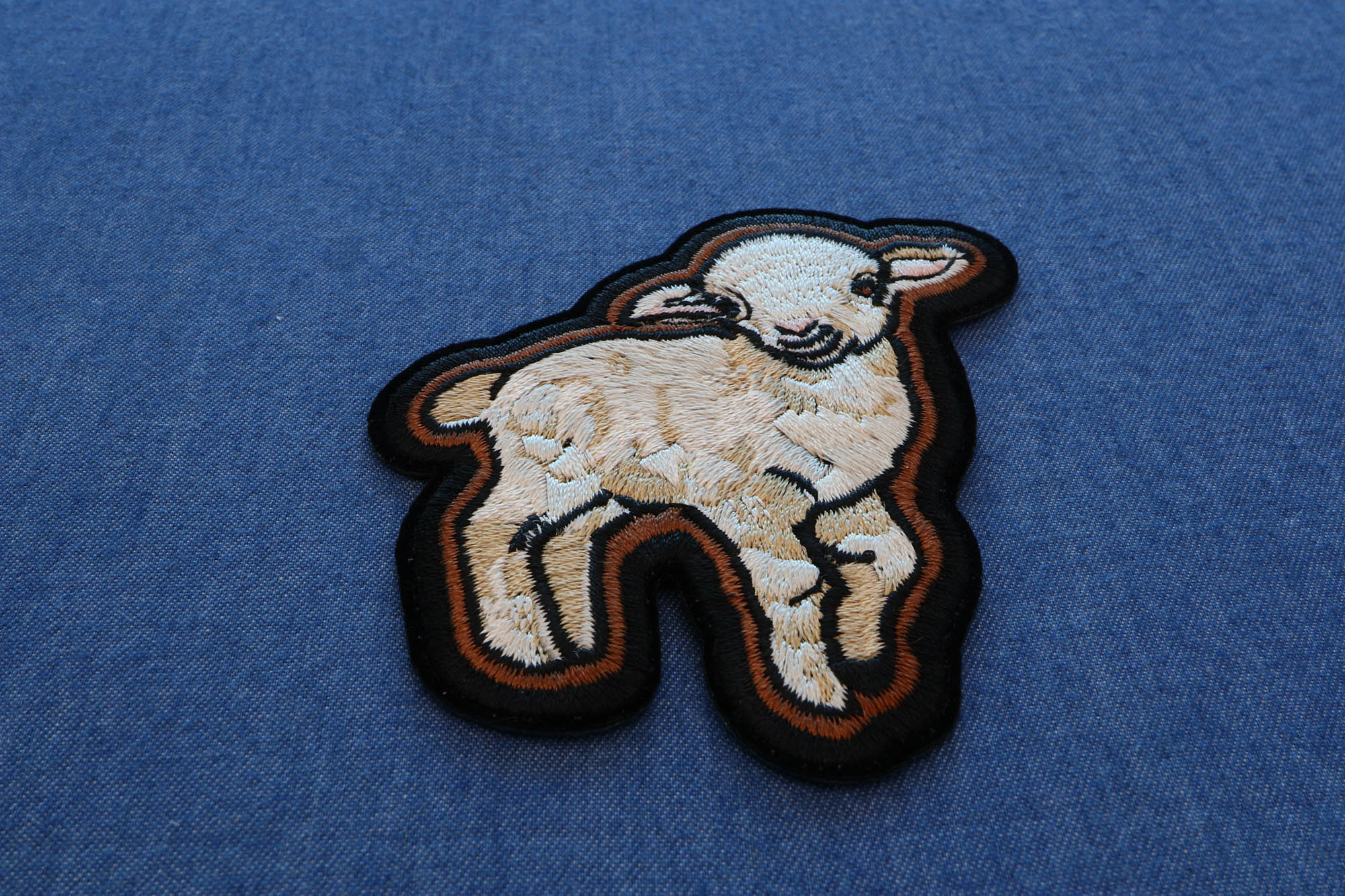 Baby Lamb Iron on Patch by Ivamis Patches
