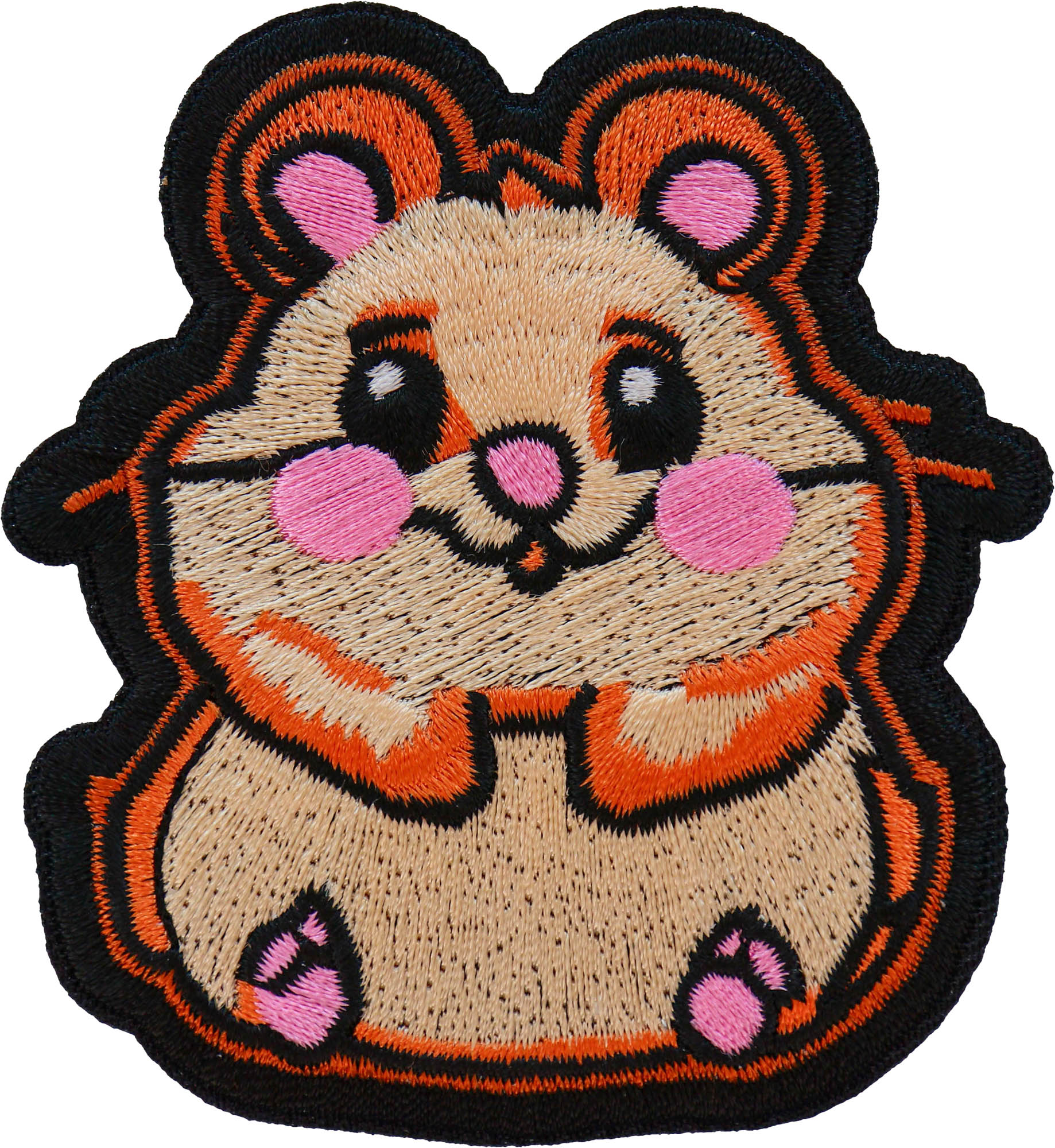 Cute Hamster Iron on Patch by Ivamis Patches