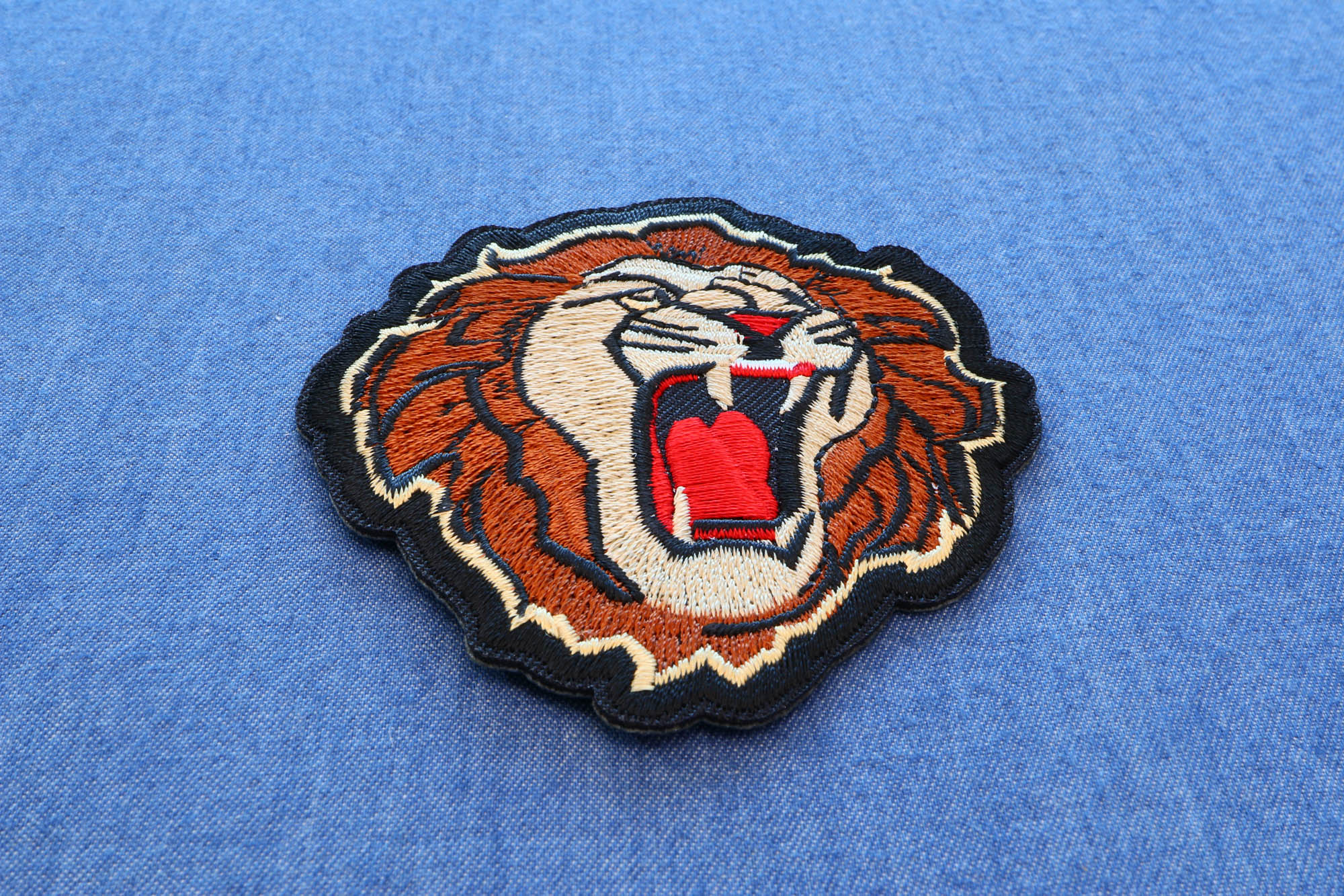 Male Lion Iron on Patch by Ivamis Patches
