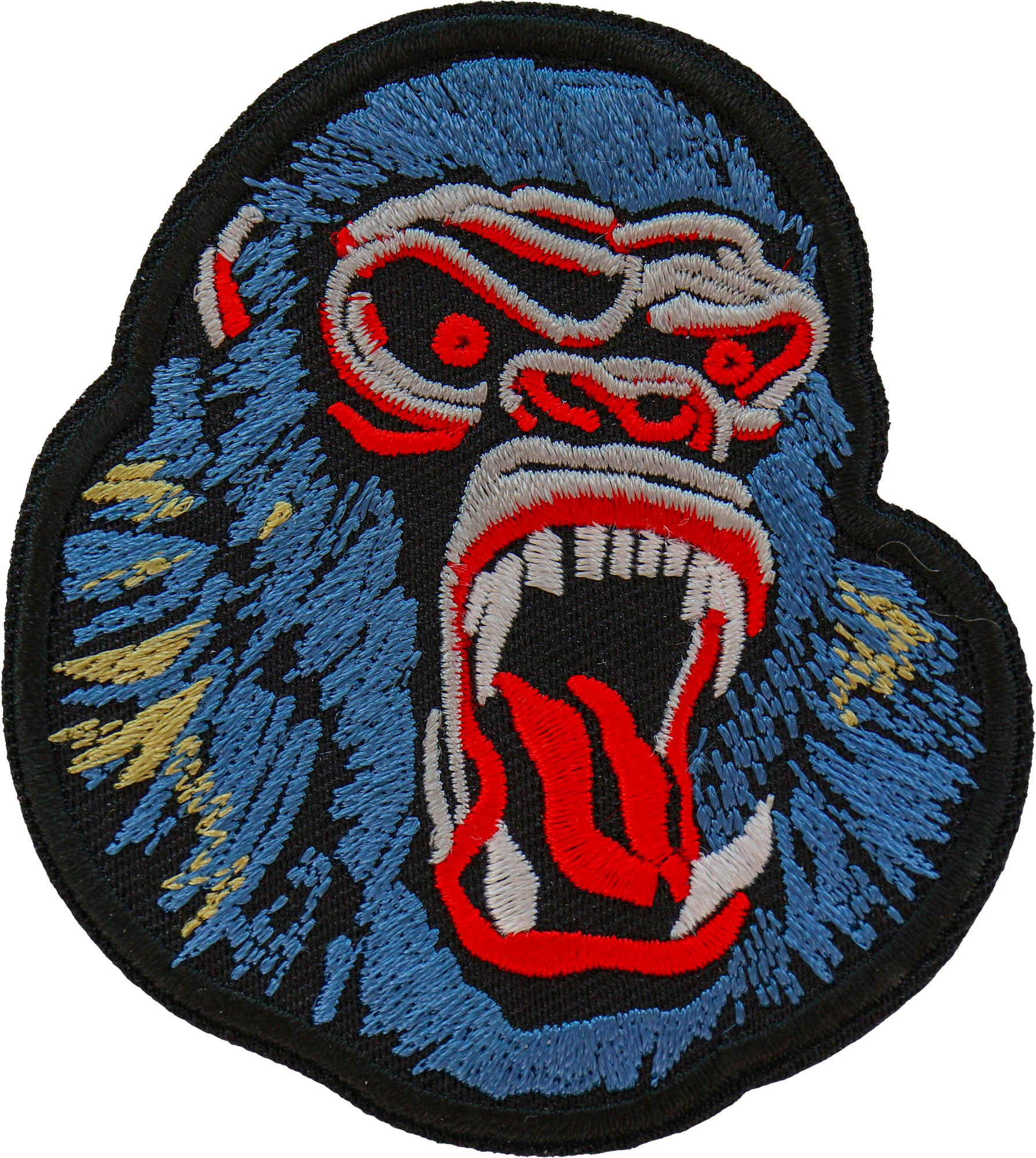 Scary Gorilla Patch - Iron on Monkey Patches by Ivamis Patches