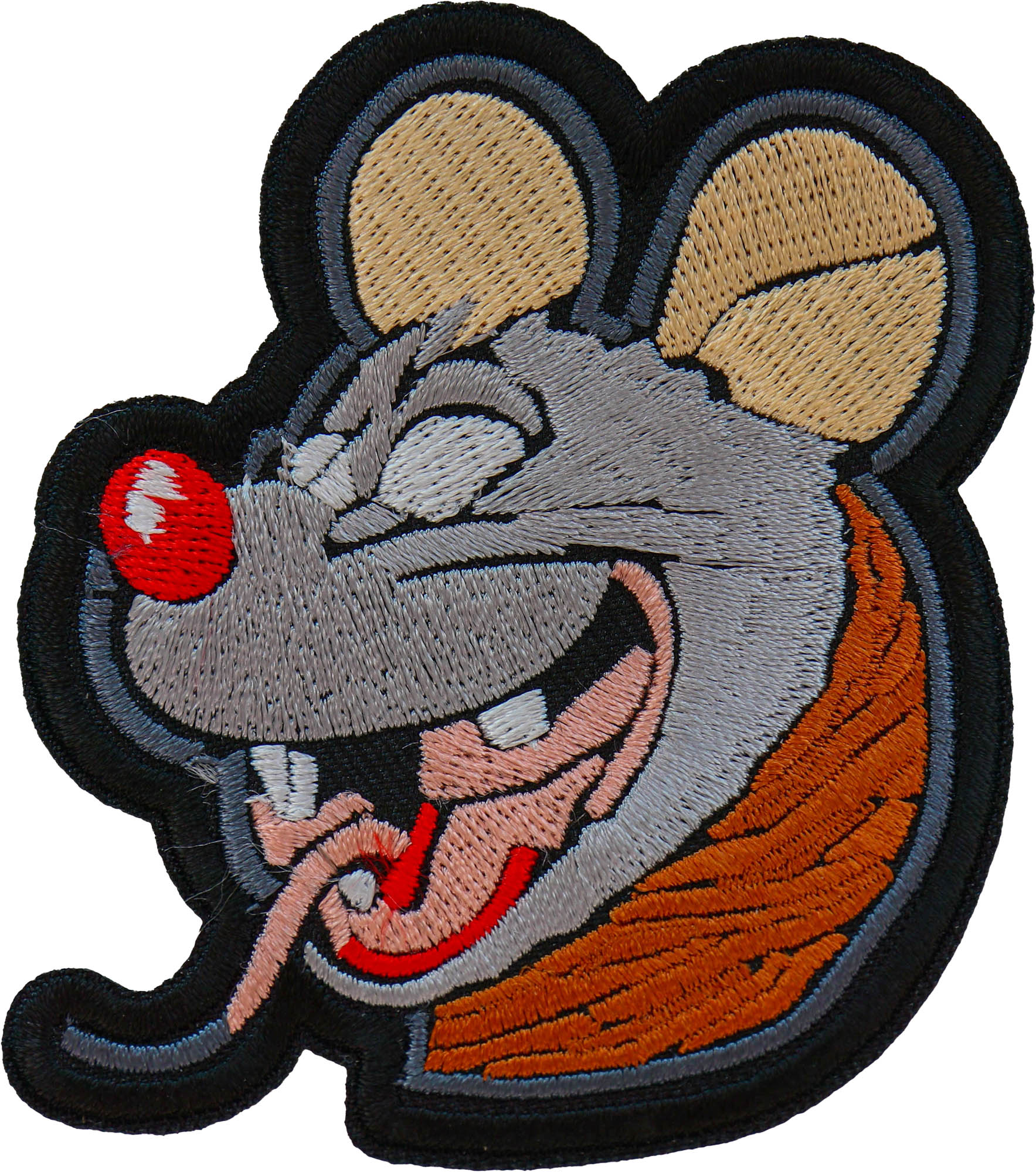 Drunk Rat Iron on Patch by Ivamis Patches