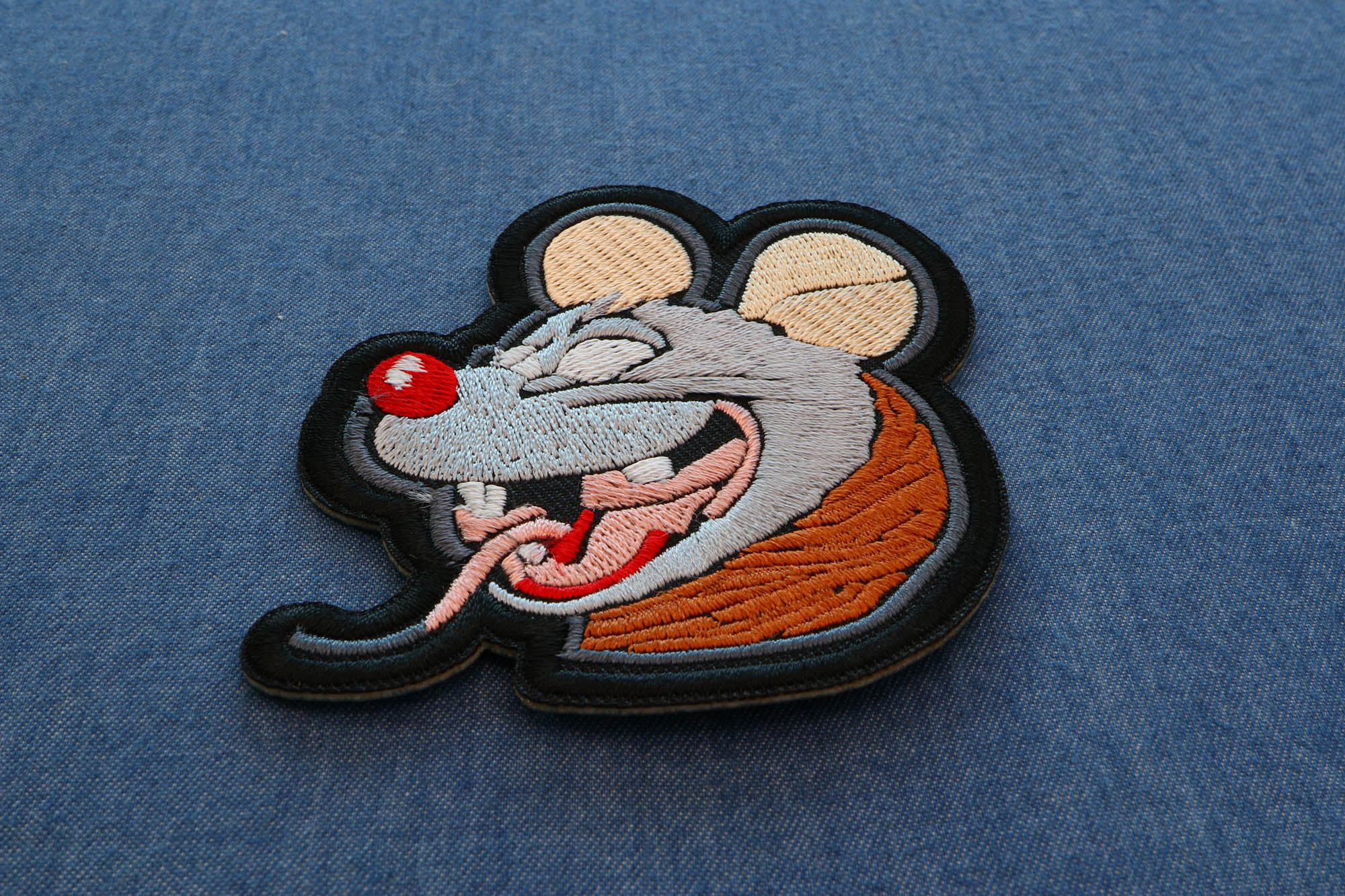 Drunk Rat Iron on Patch by Ivamis Patches