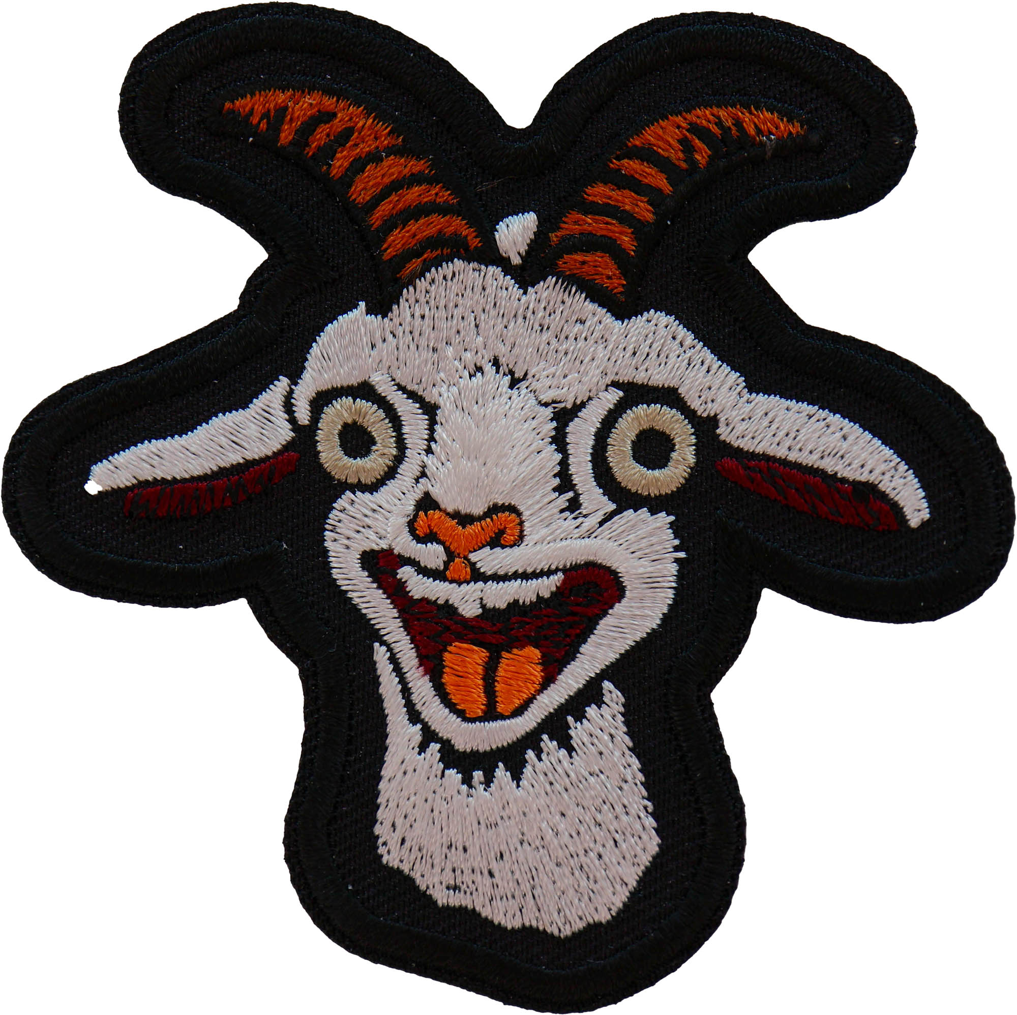 Hello Goat Iron on Patch by Ivamis Patches