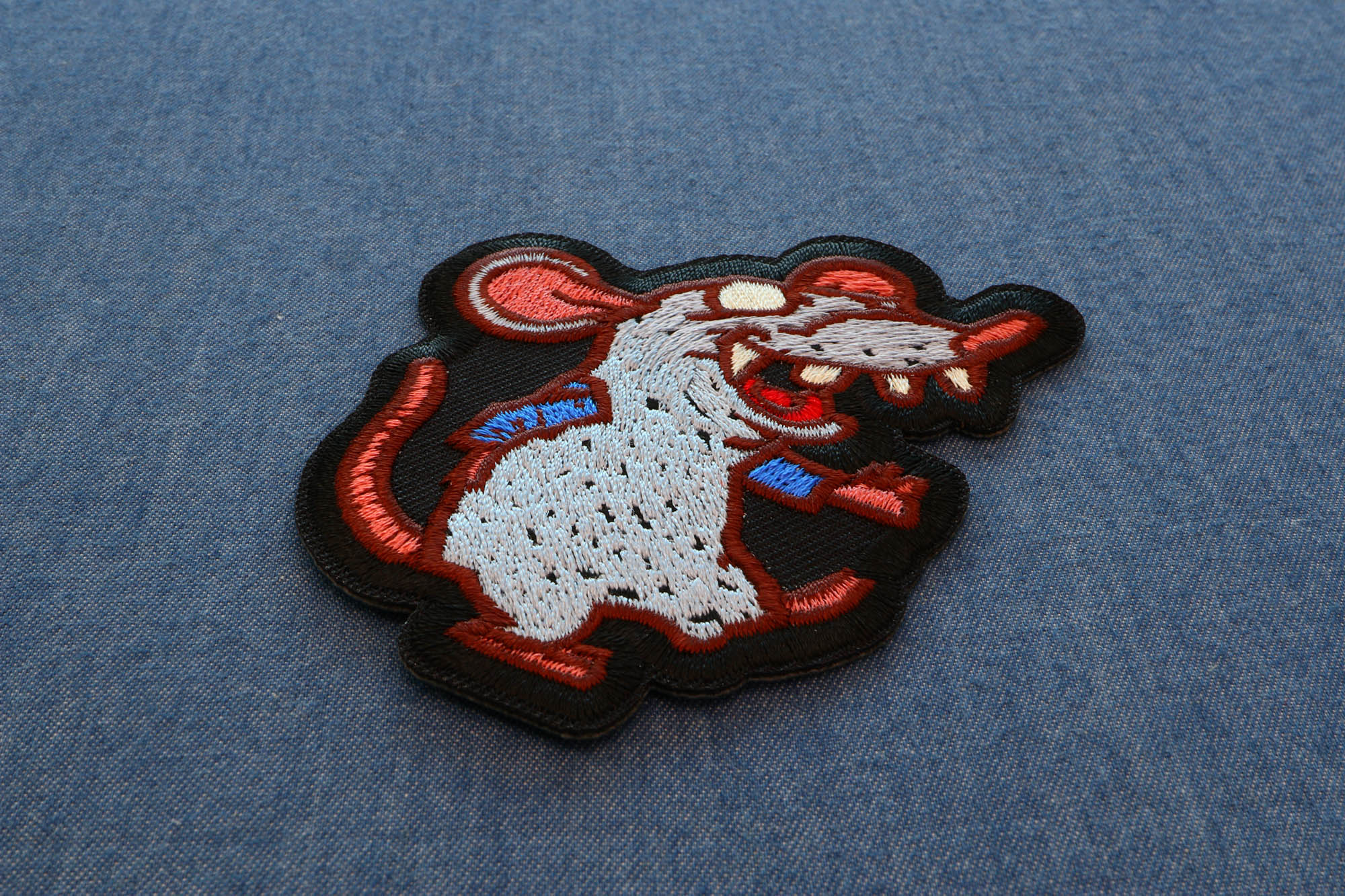Sewer Rat Iron on Patch by Ivamis Patches
