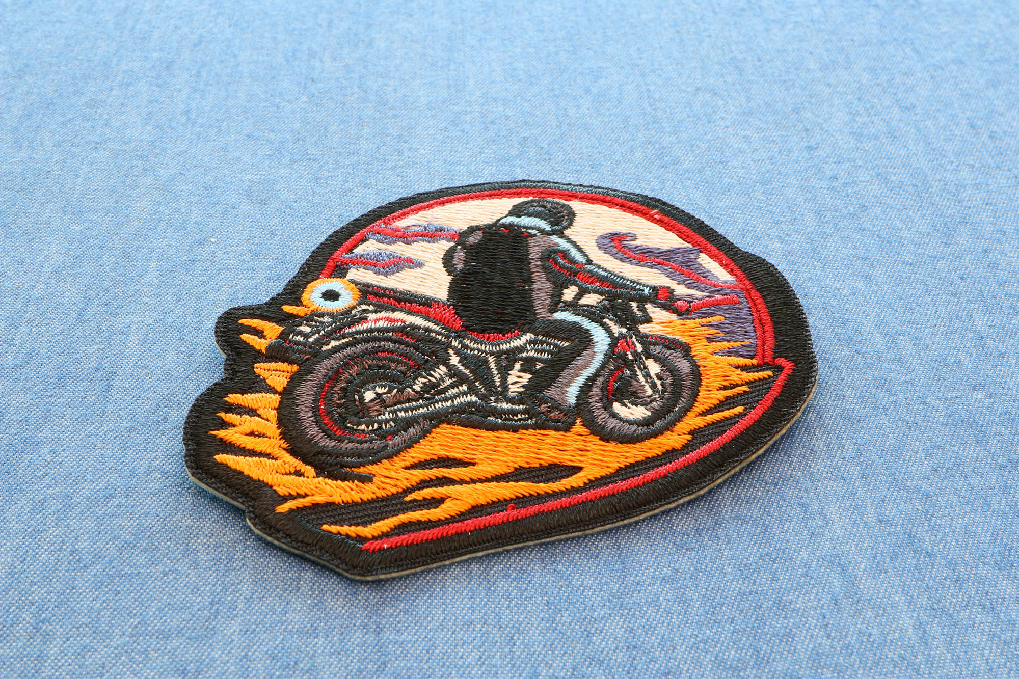 Motorcycle Biker Patch, Biker Vest Patches, Sew or Iron on Patch by ...