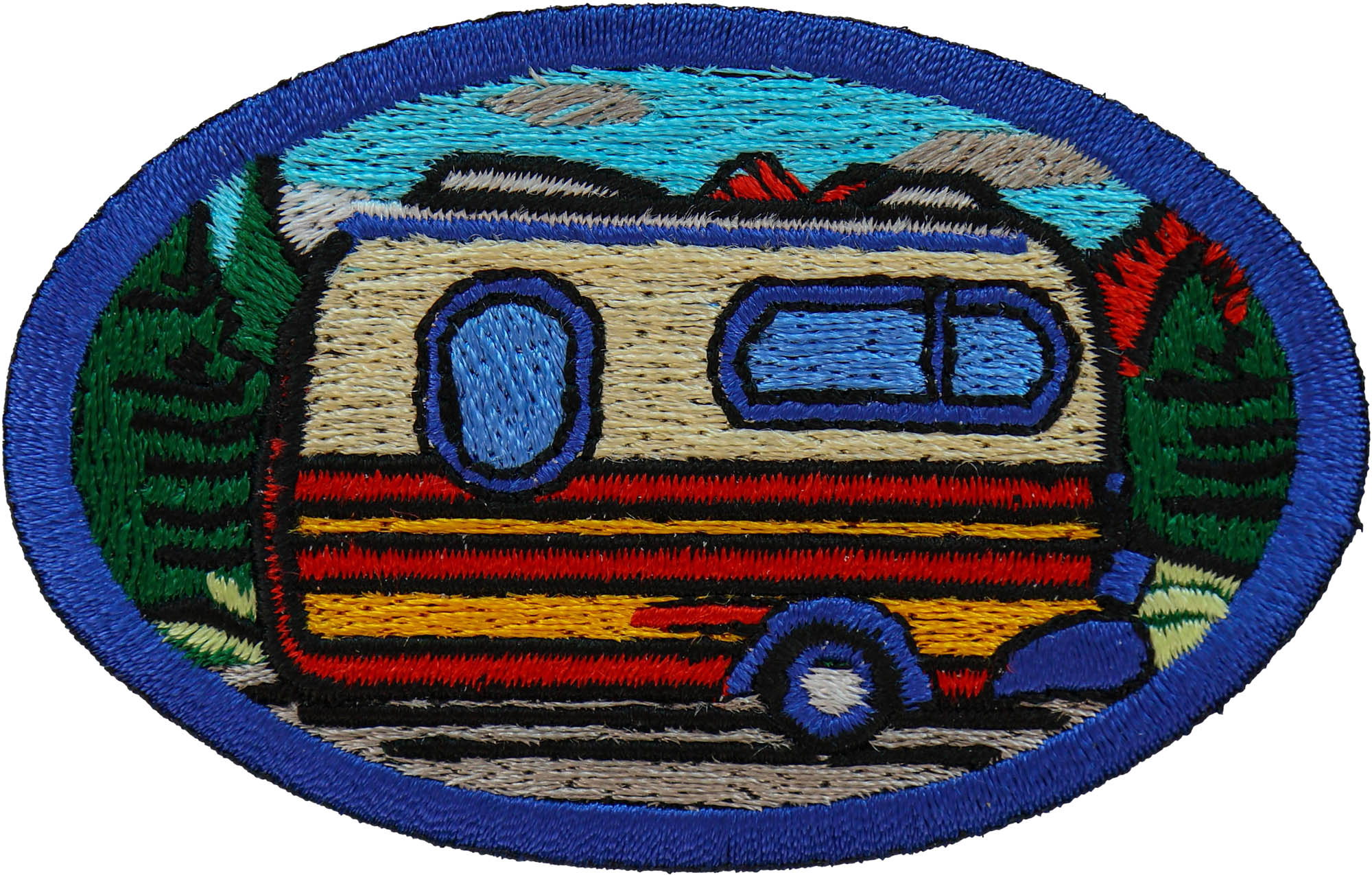 RV Camper Iron on Patch - Iron on Novelty Patches by Ivamis Patches