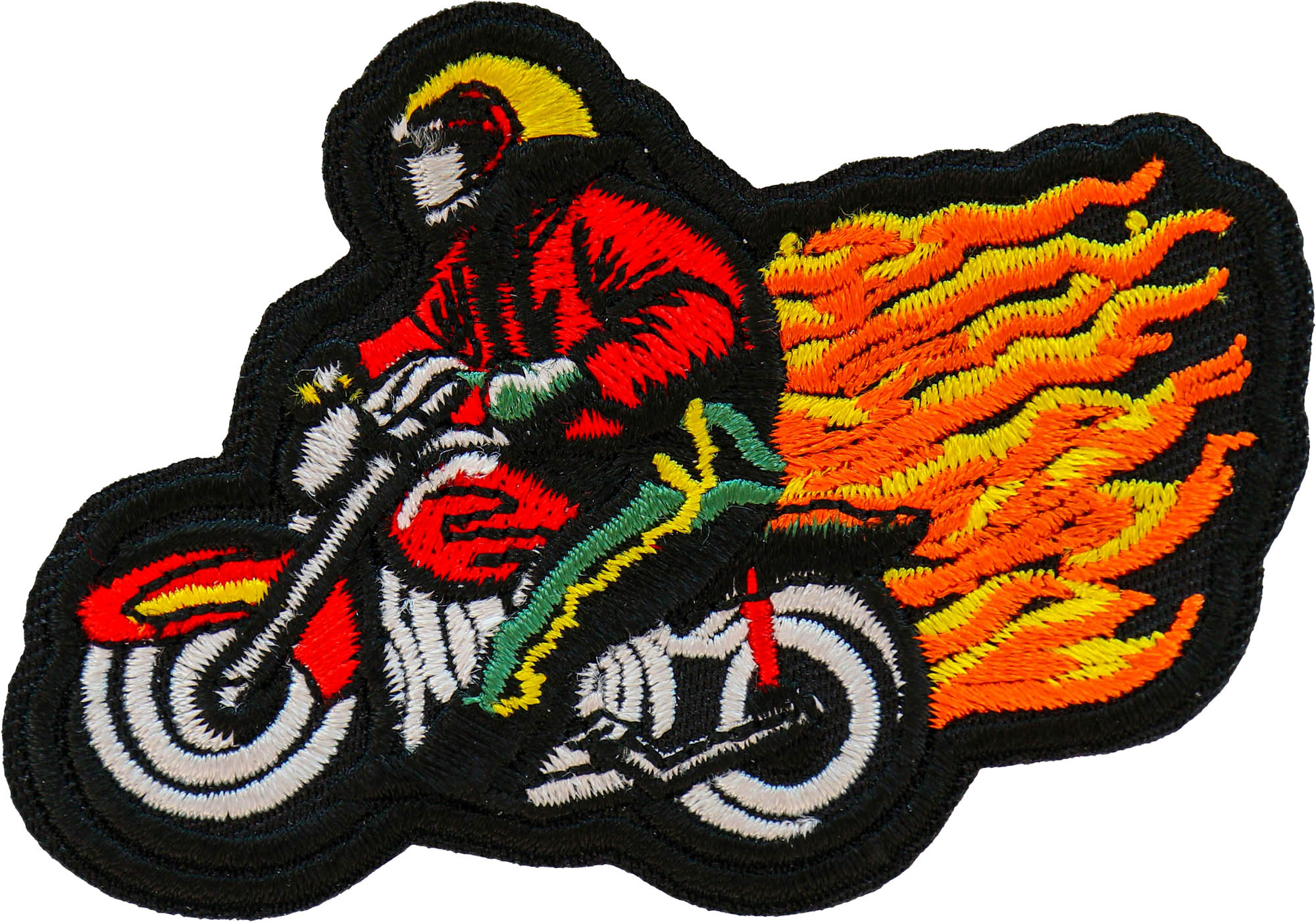Firefighter Biker Patch, Motorcycle Patches by Ivamis Patches