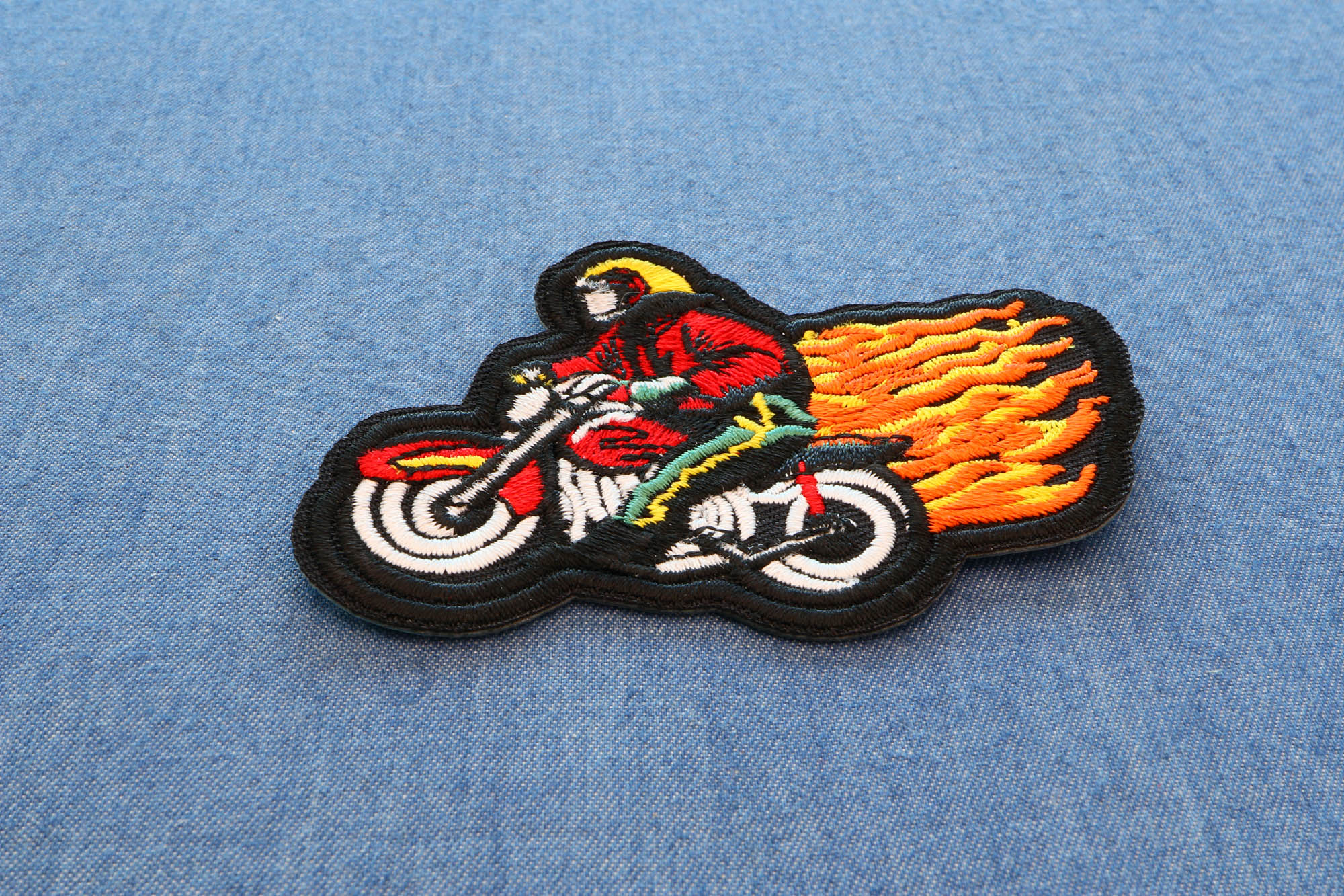Firefighter Biker Patch, Motorcycle Patches by Ivamis Patches