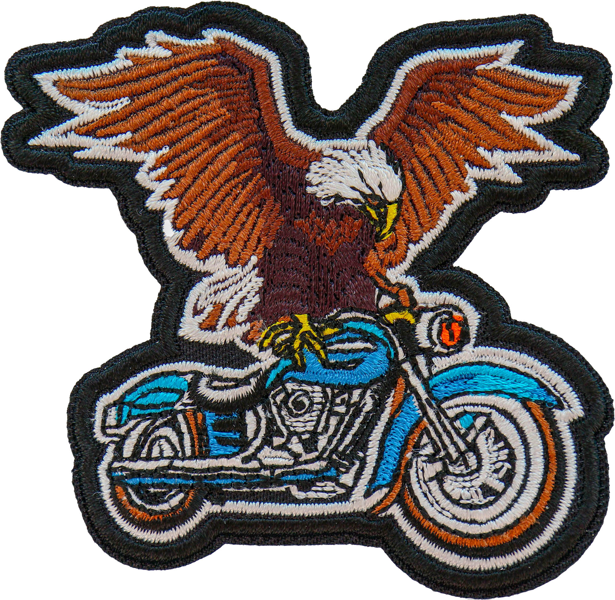 Eagle Riding Motorcycle Patch, Motorcycle Patches by Ivamis Patches
