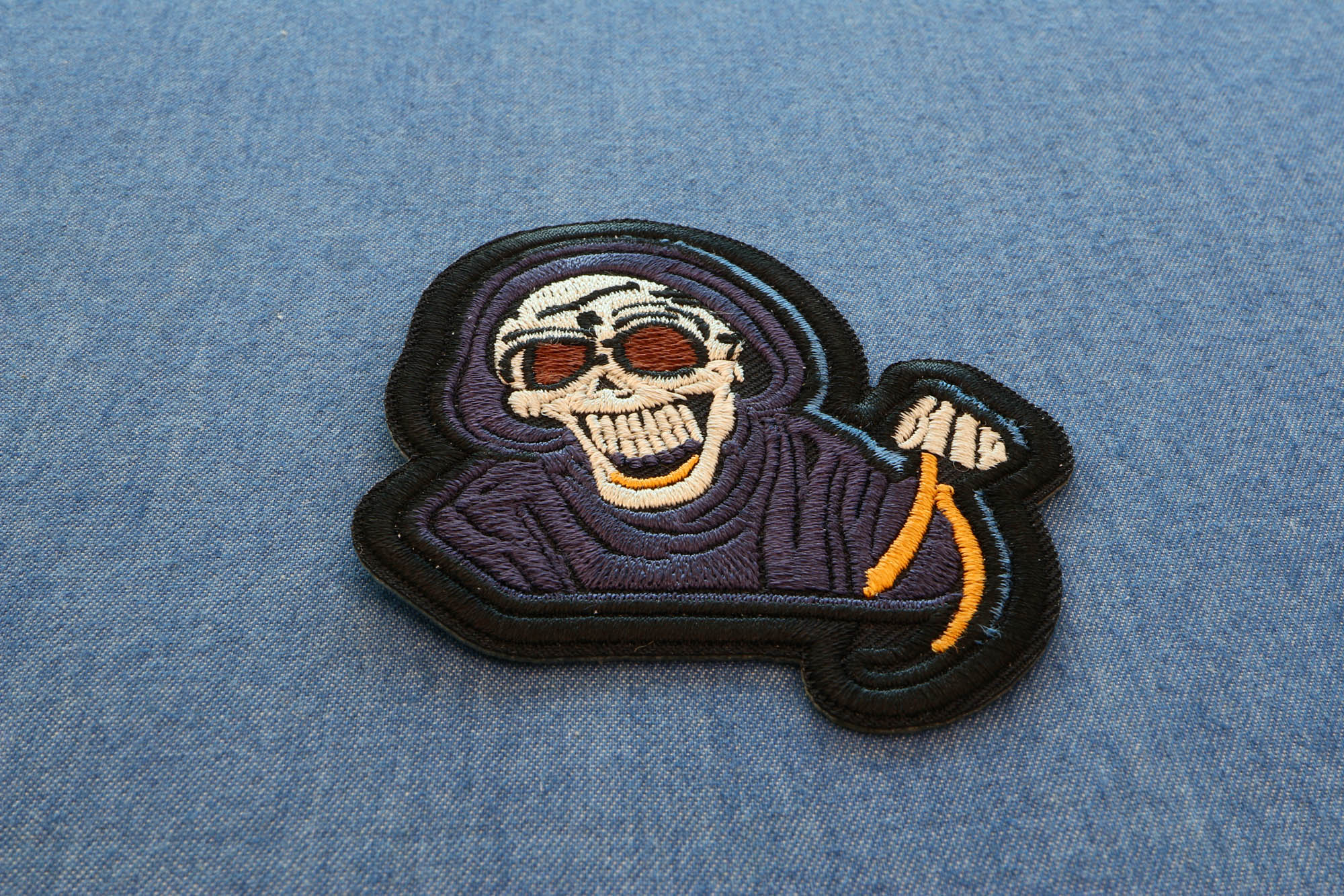 Laughing Reaper Patch, Skull Patches by Ivamis Patches