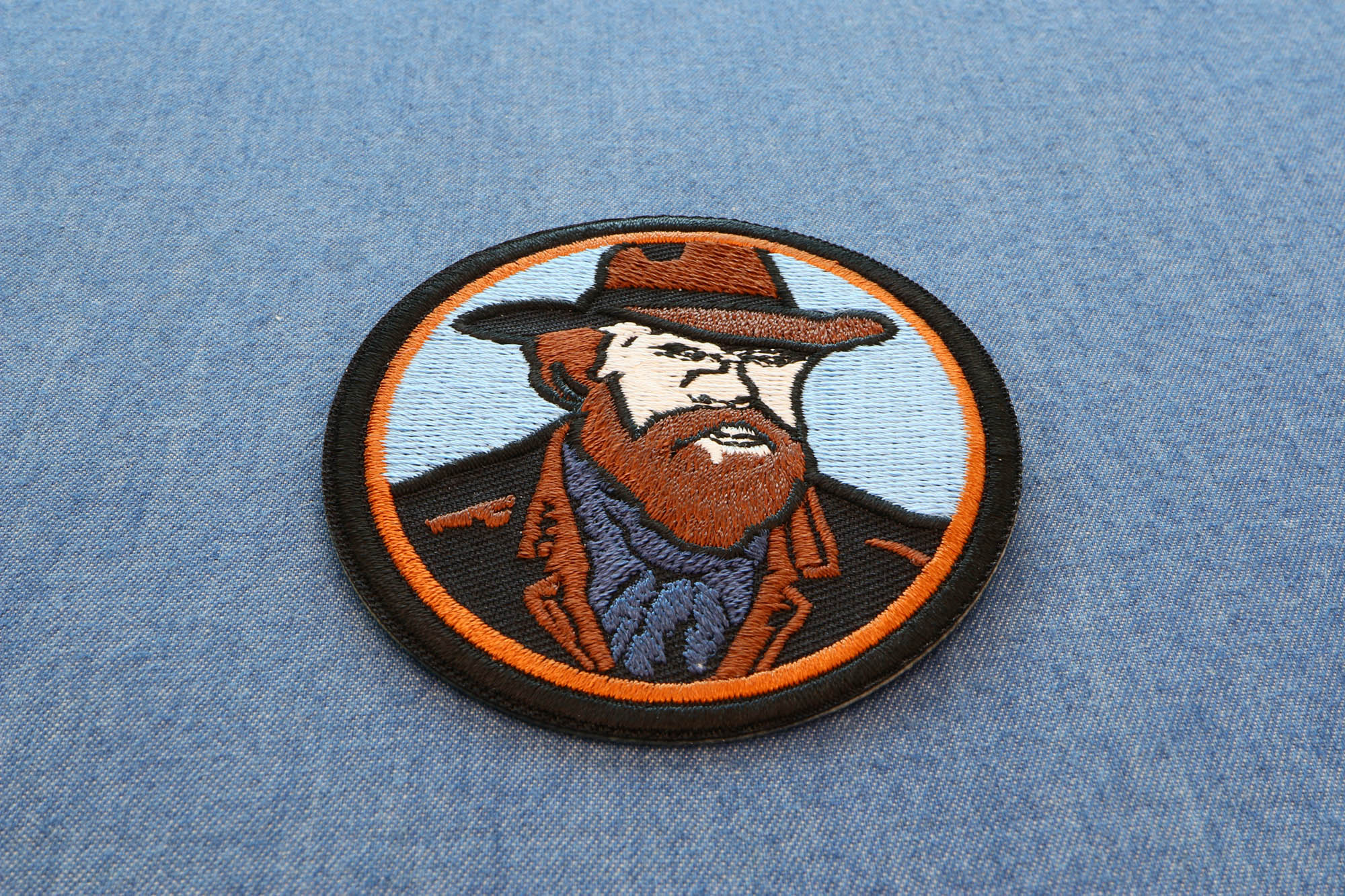 Cowboy Van Gogh Patch, Iron on Patches by Ivamis Patches