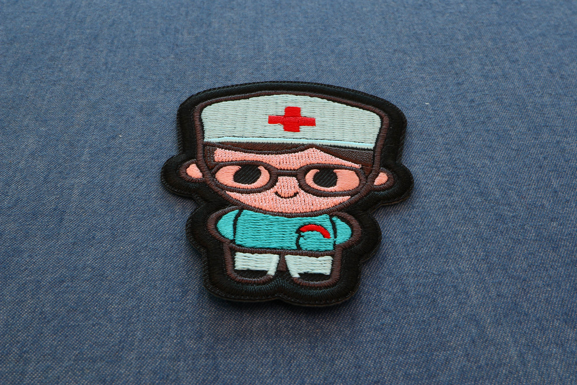 Male Nurse Patch, Iron on Patches by Ivamis Patches