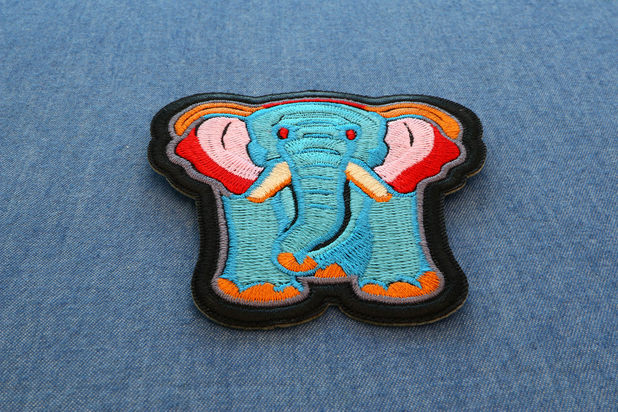 Blue Elephant Patch, Cute Animal Patches by Ivamis Patches