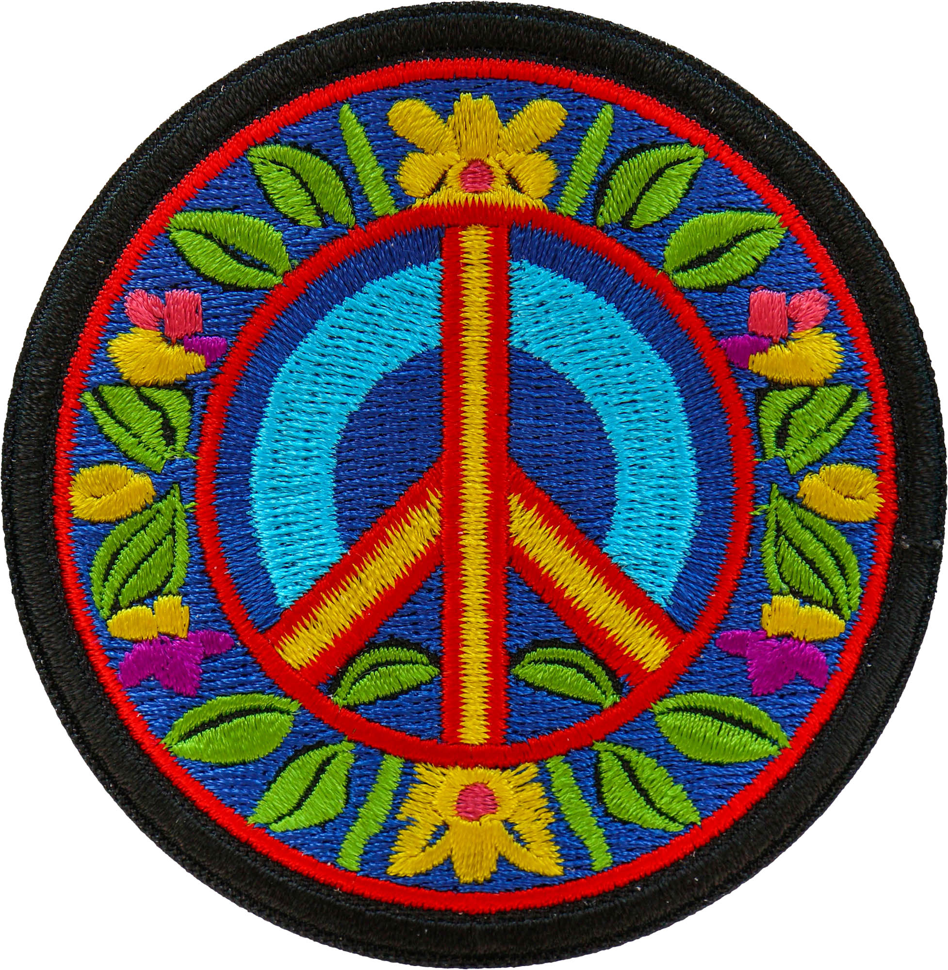 Peace and Hippie Patch, Hippie Patches by Ivamis Patches