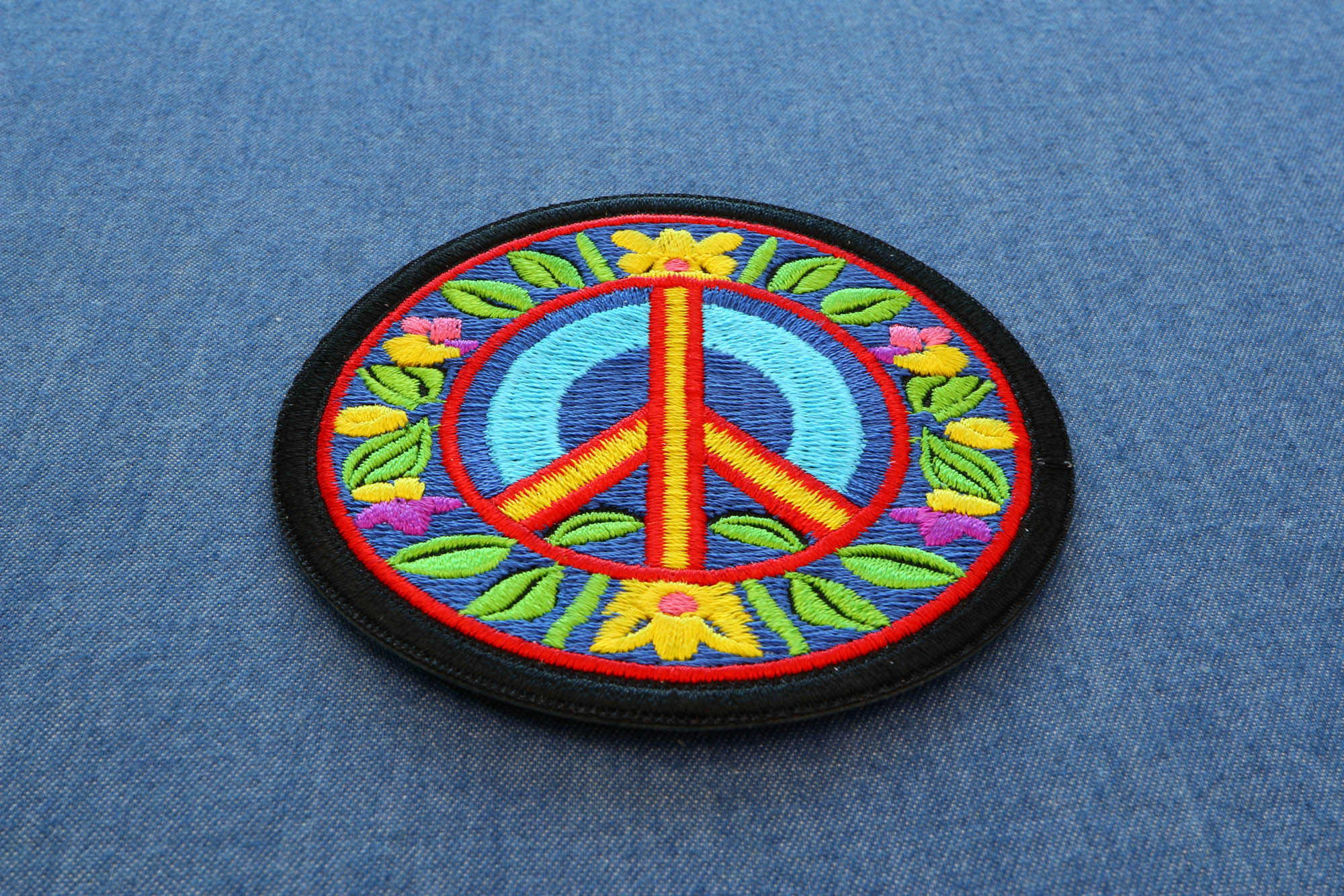 Peace and Hippie Patch, Hippie Patches by Ivamis Patches
