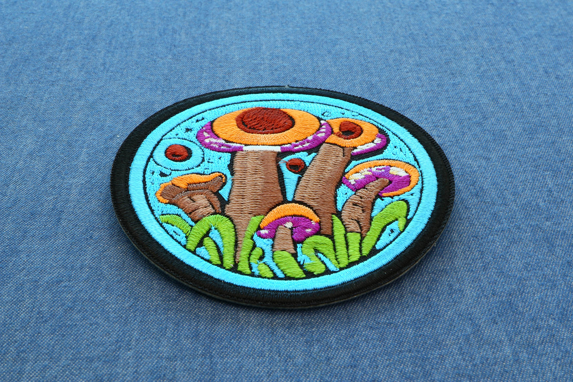 Psychedelic Shrooms Patch, Hippie Patches by Ivamis Patches