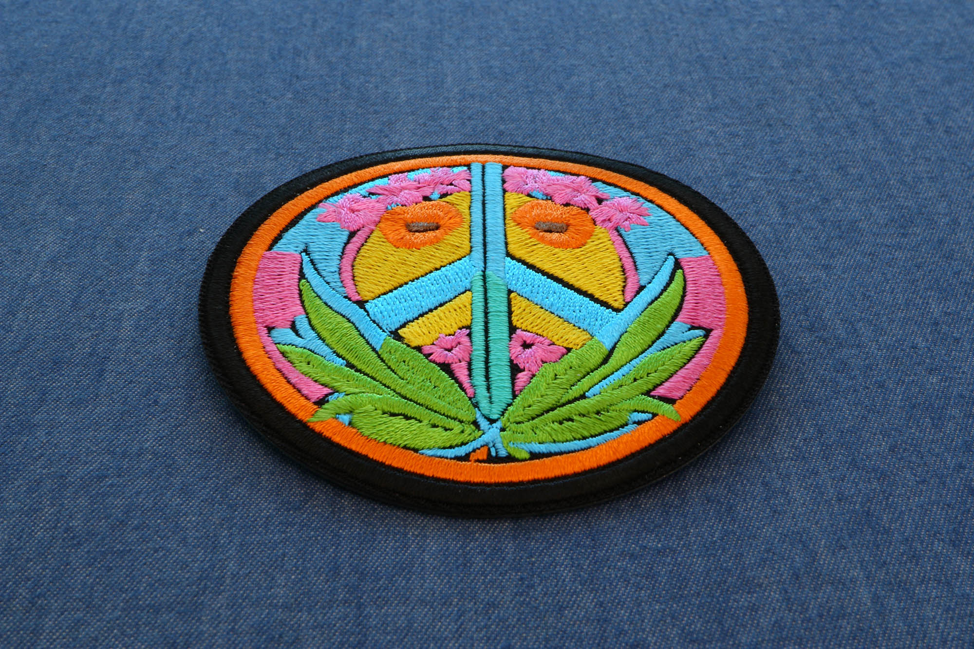 Hippie Peace Patch, Hippie Patches by Ivamis Patches