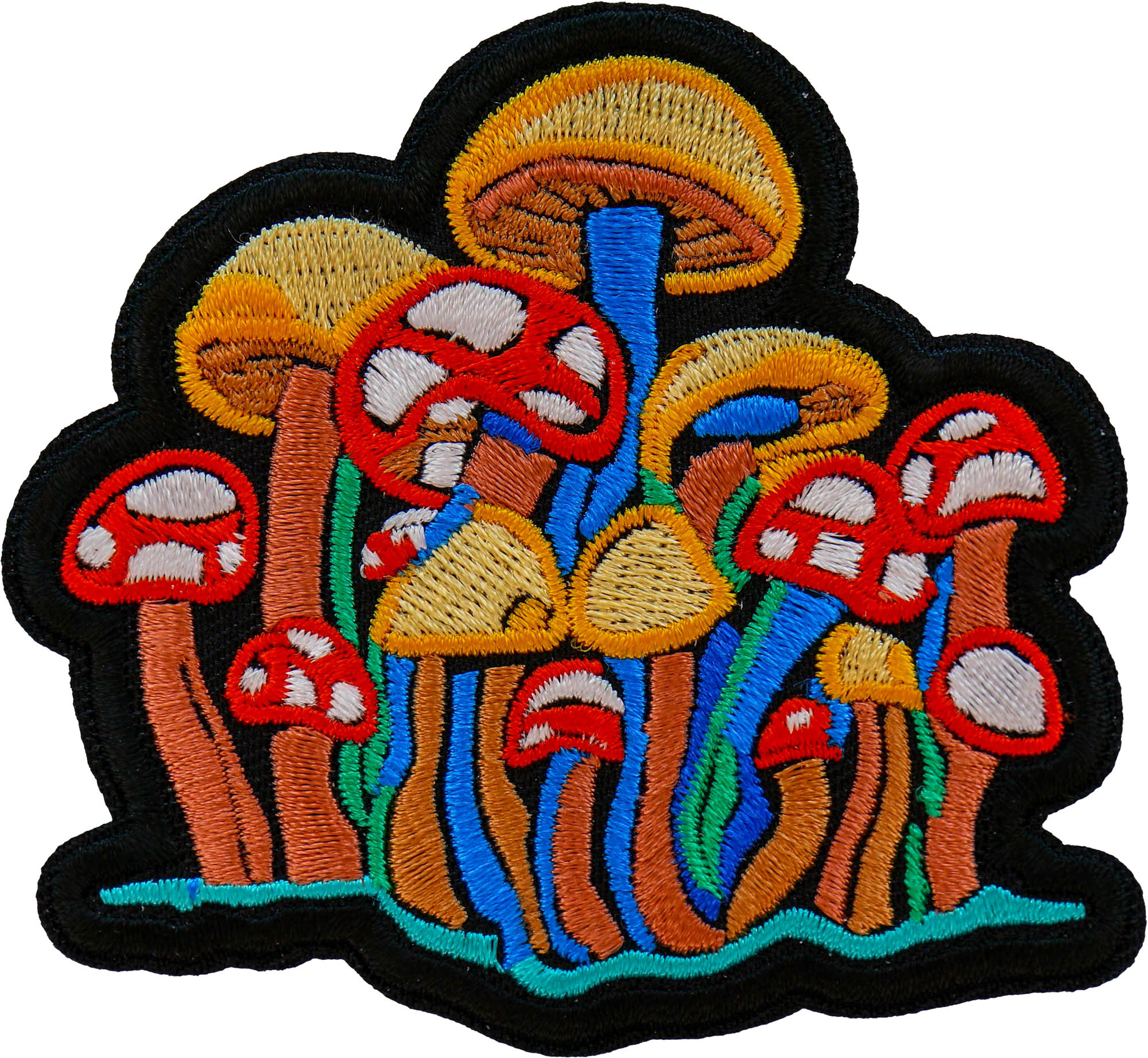Magical Mushrooms Patch, Hippie Patches by Ivamis Patches