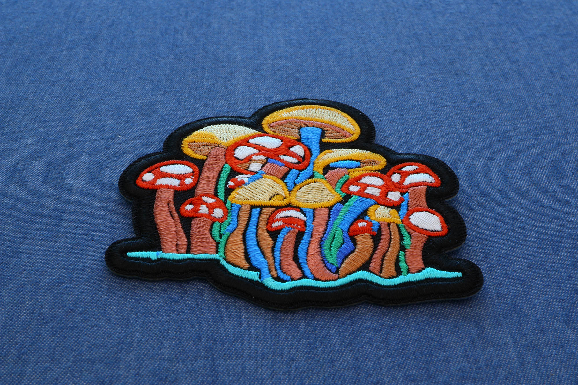 Magical Mushrooms Patch, Hippie Patches by Ivamis Patches