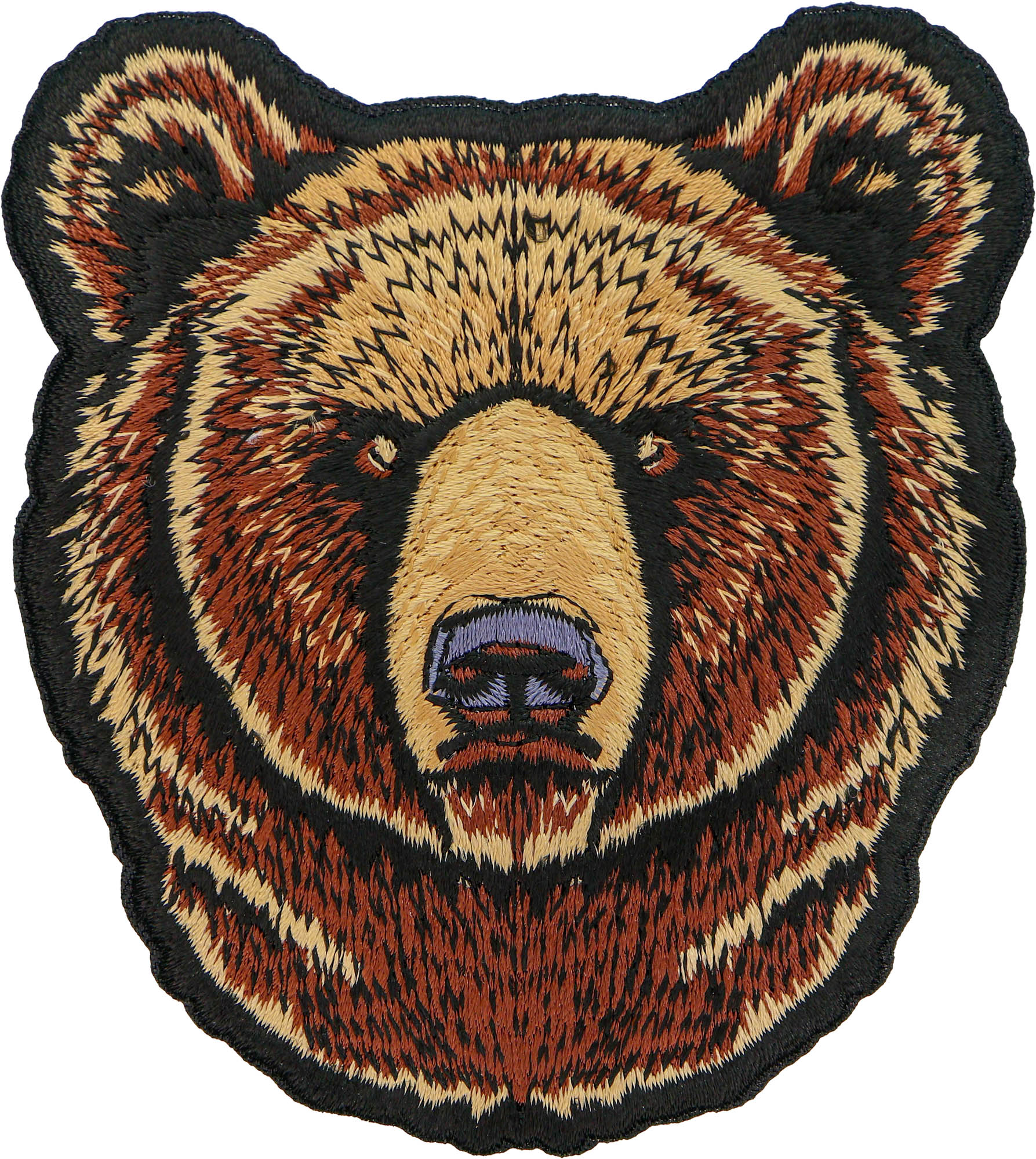 Bear Head Patch - Iron on Bear Patches by Ivamis Patches