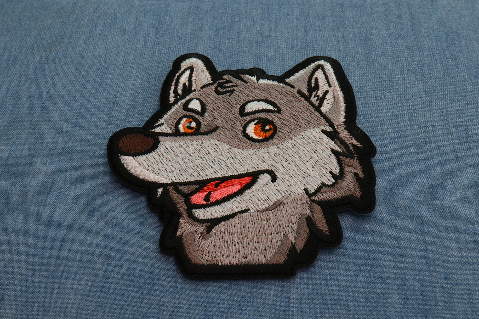 Cartoon Wolf Patch by Ivamis Patches